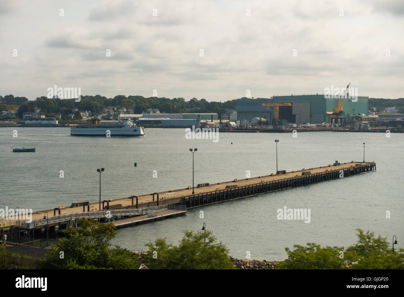 Naval submarine base new london hi-res stock photography and images - Alamy