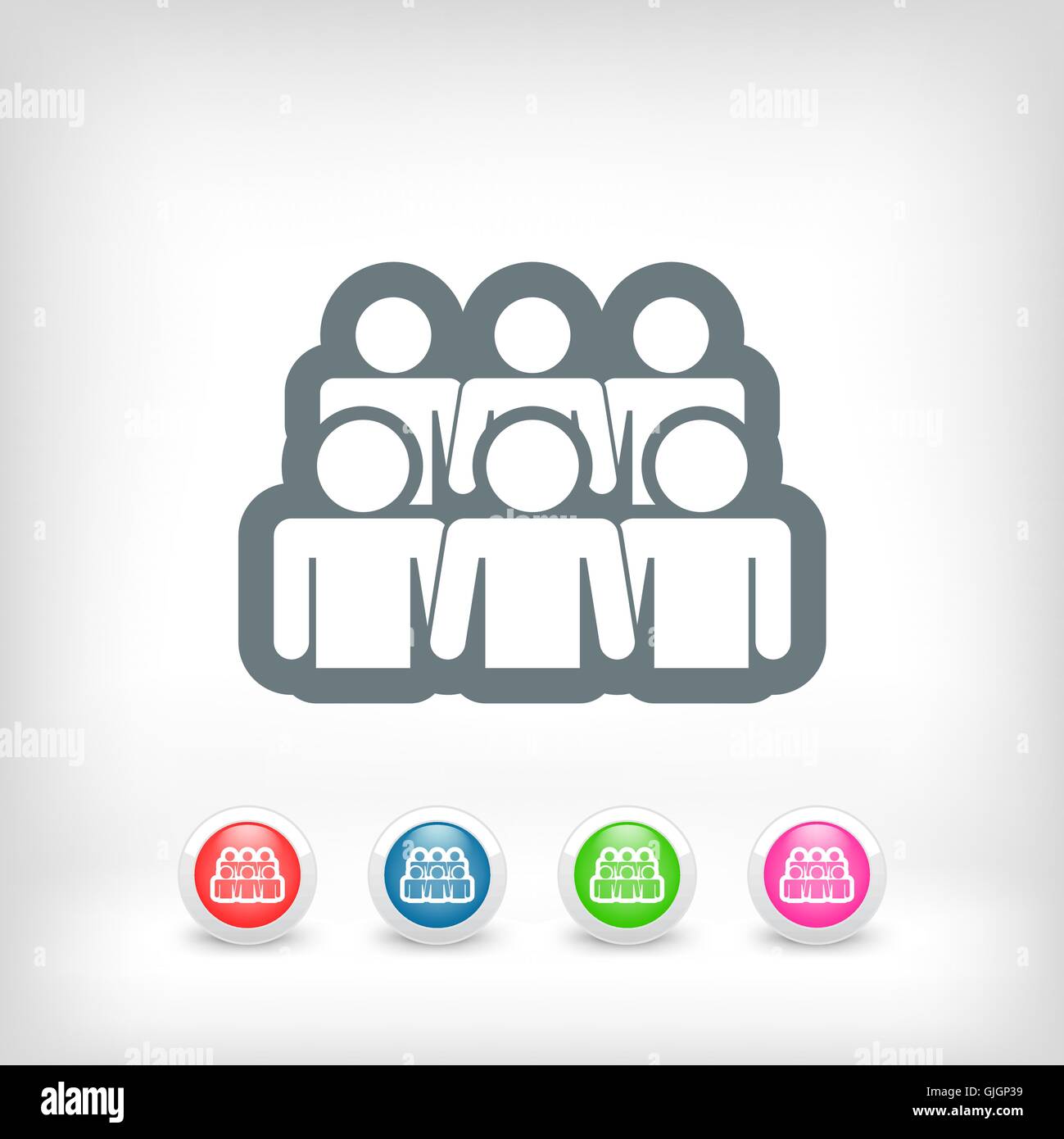 Social community icon Stock Vector Image & Art - Alamy