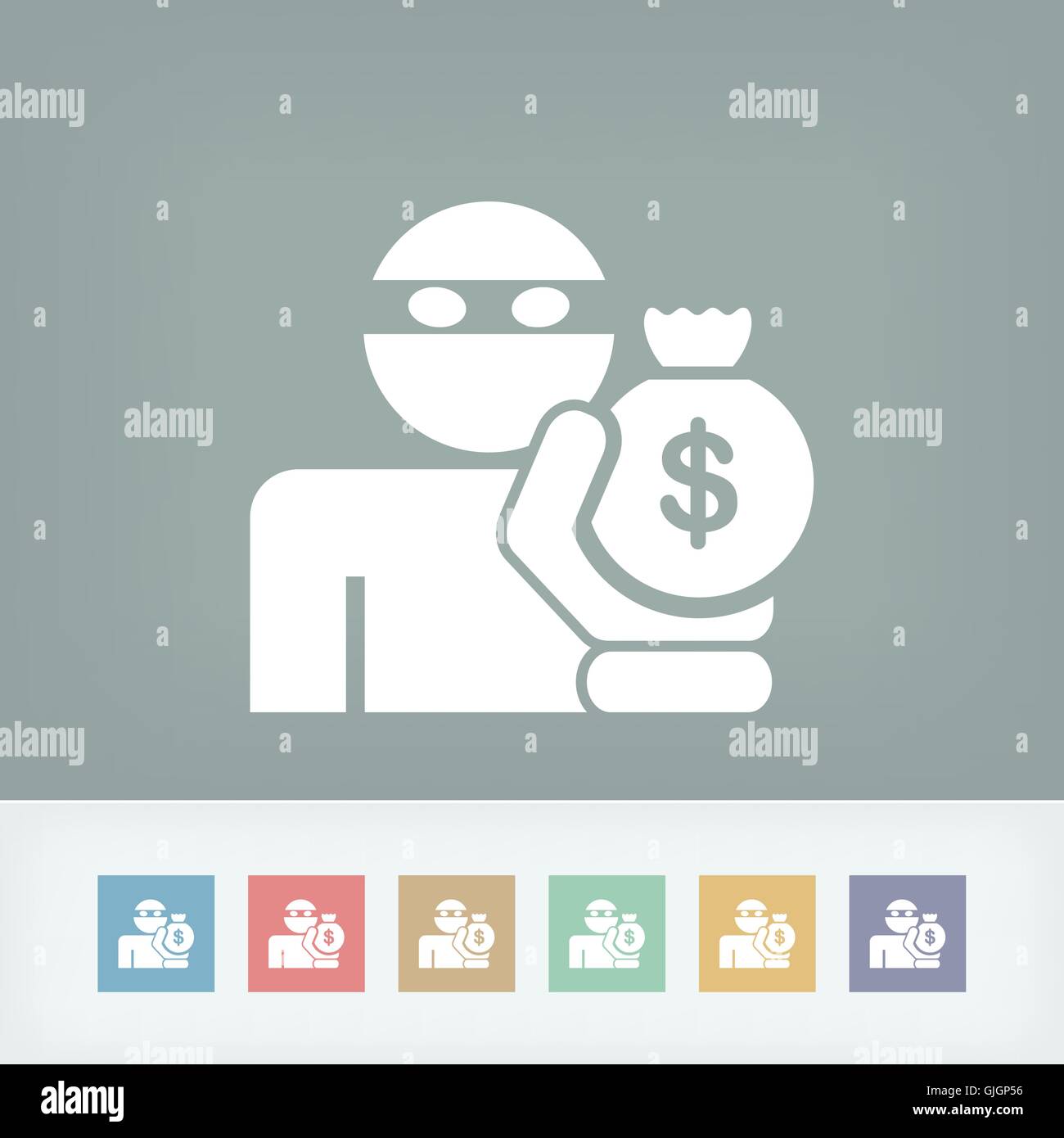 Robbery bank image Stock Vector Images - Alamy