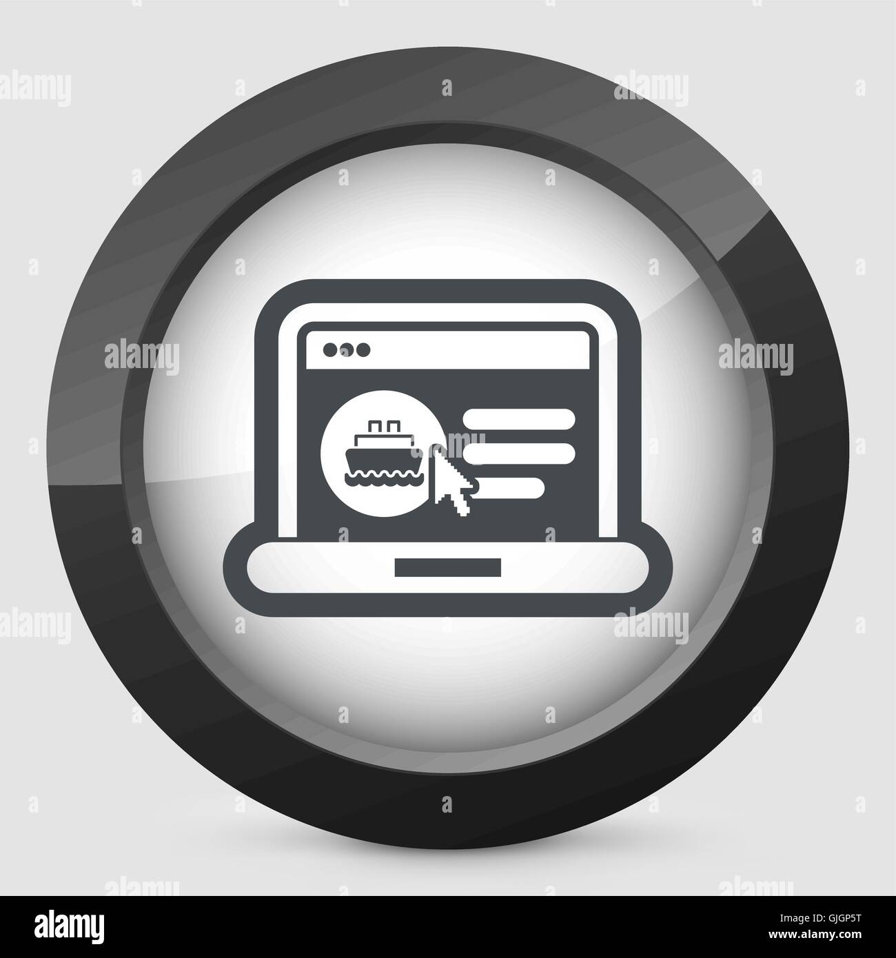 Modern cruise ship boat Stock Vector Images - Alamy