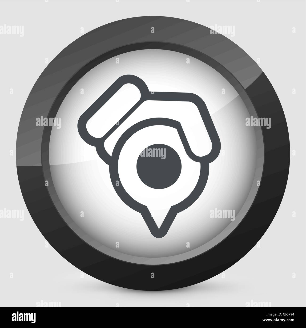 Position Pointer Icon Stock Vector Image Art Alamy
