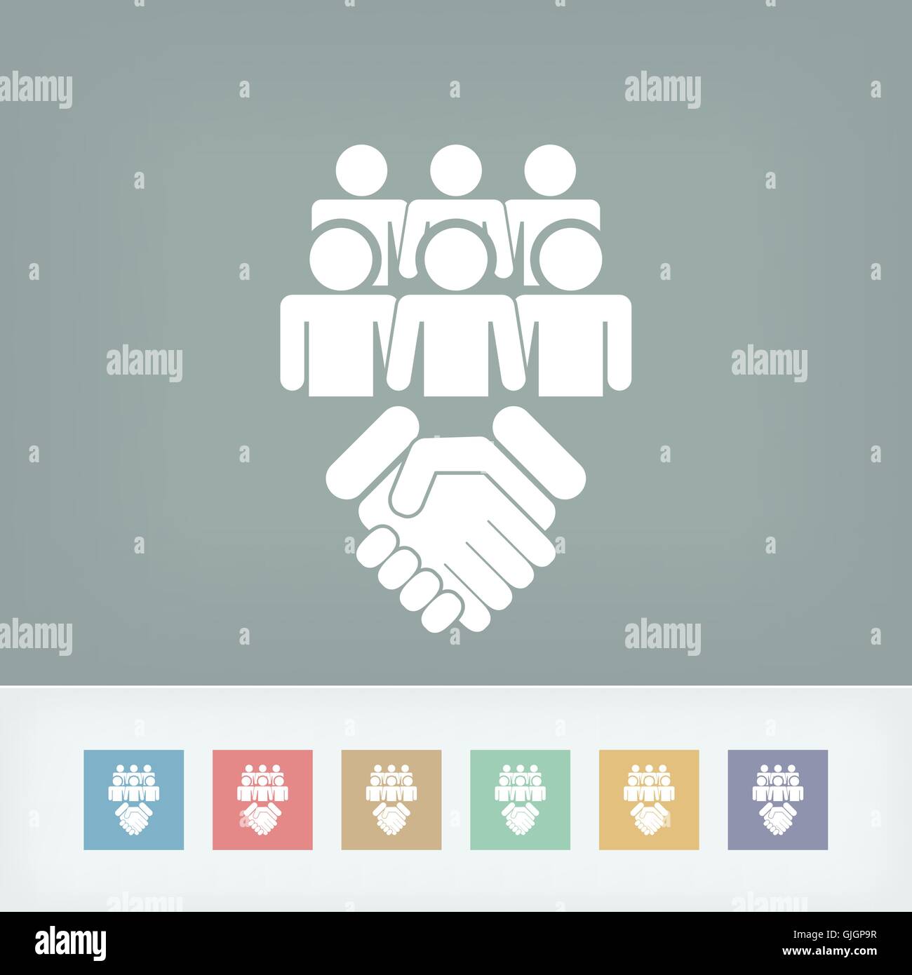 Social agreed icon hi-res stock photography and images - Alamy