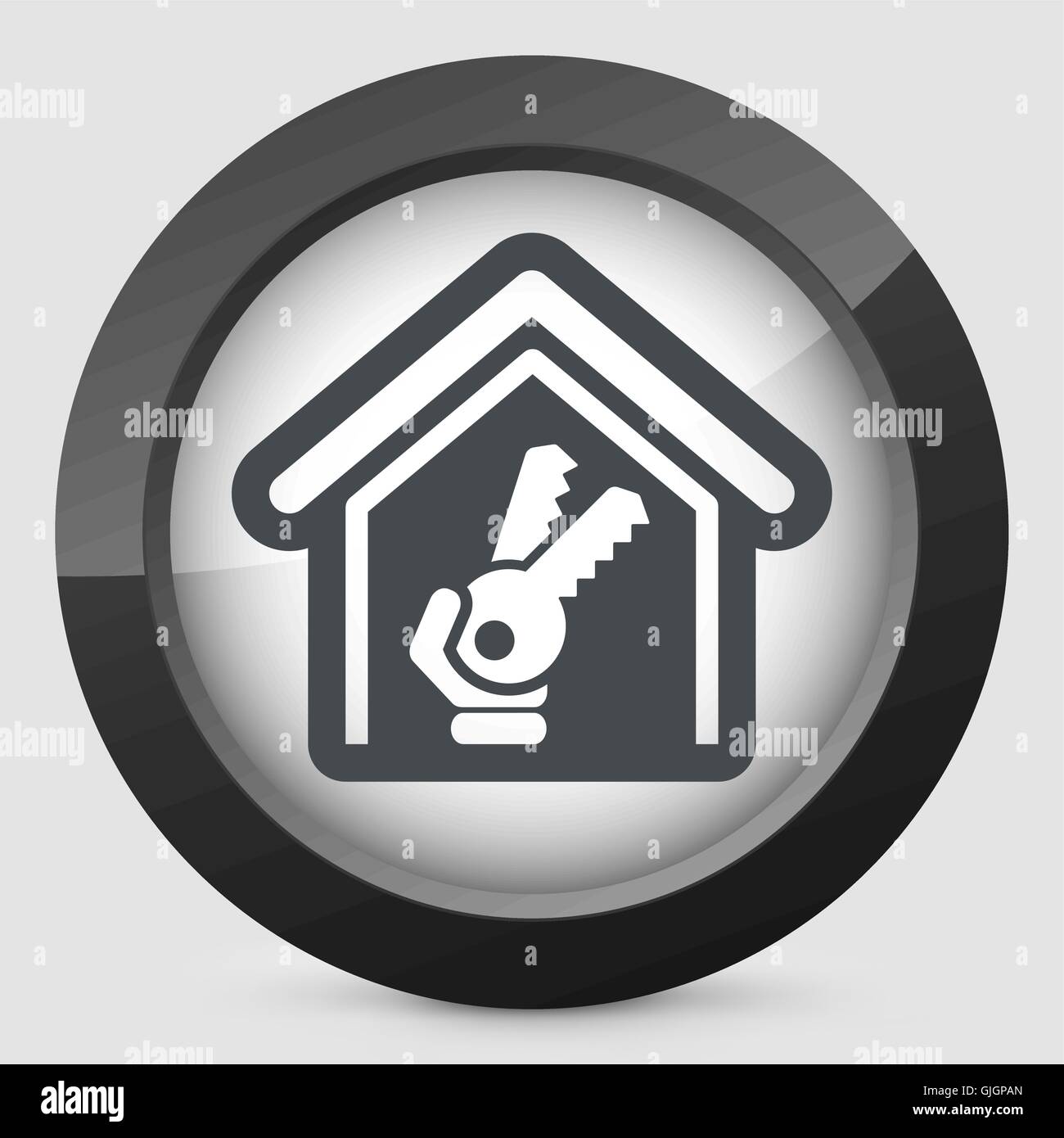 House key icon hi-res stock photography and images - Alamy