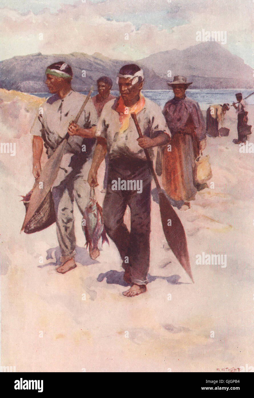 Maori fishing hi-res stock photography and images - Alamy