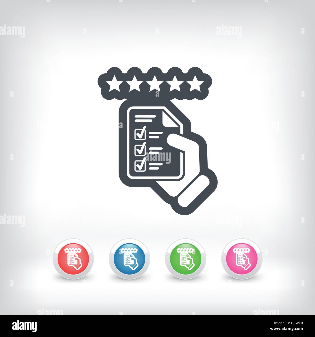 Top rating icon Stock Vector Image & Art - Alamy