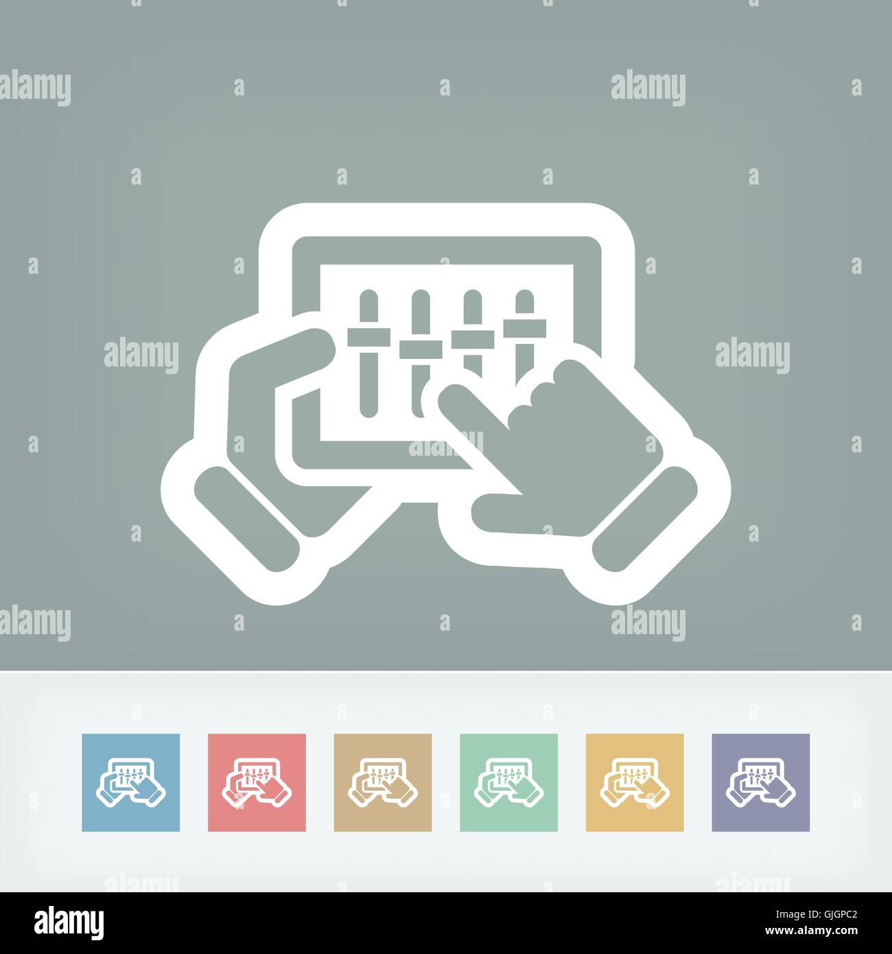 Touchscreen mixer icon Stock Vector Image & Art - Alamy