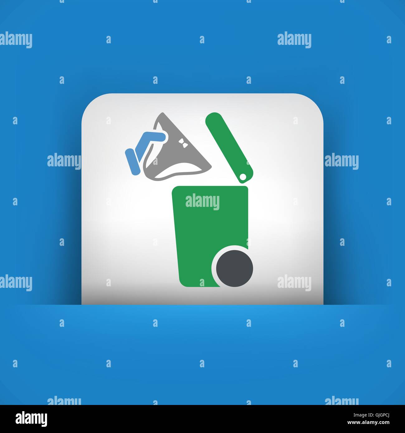 Separate waste collection icon Stock Vector Image & Art - Alamy