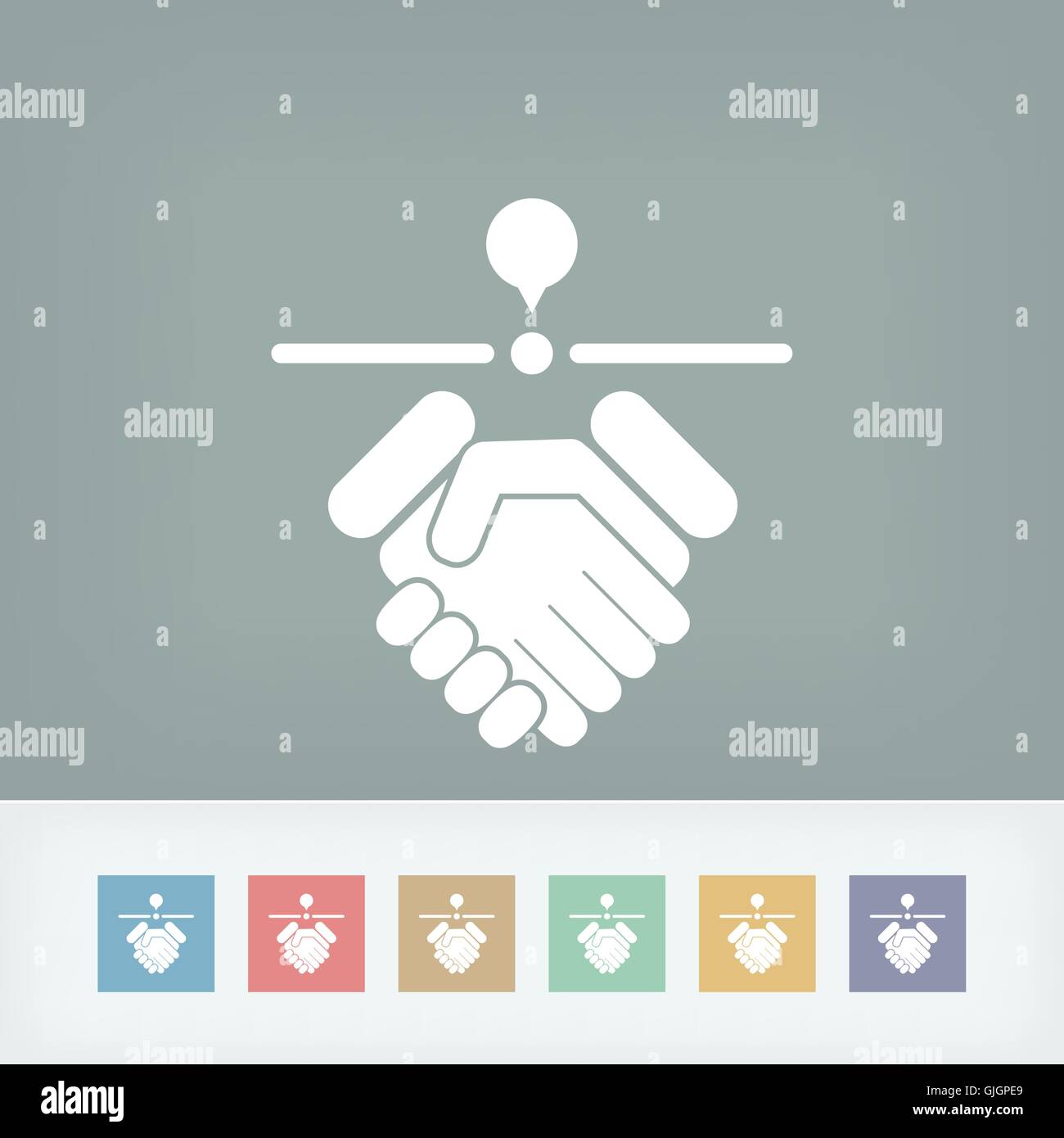 Meeting point location icon hi-res stock photography and images - Alamy