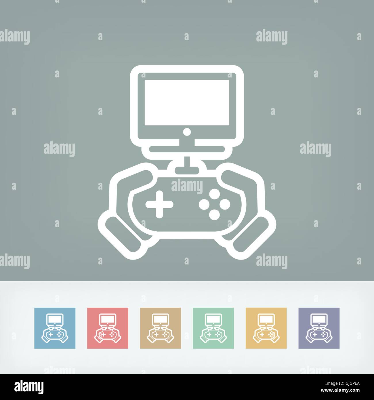 Video game icon Stock Vector Image & Art - Alamy