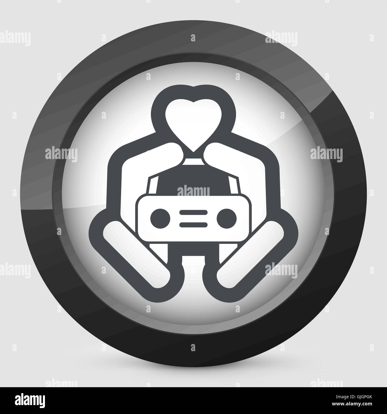 Car love icon Stock Vector Image & Art - Alamy