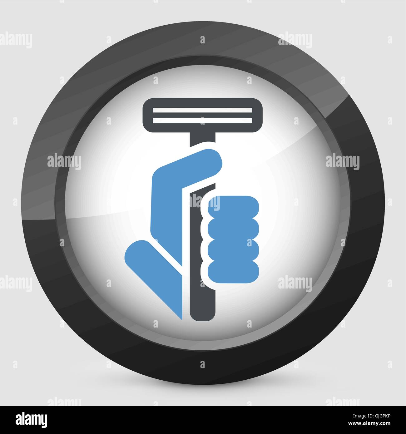Holding shaver Stock Vector Images - Alamy