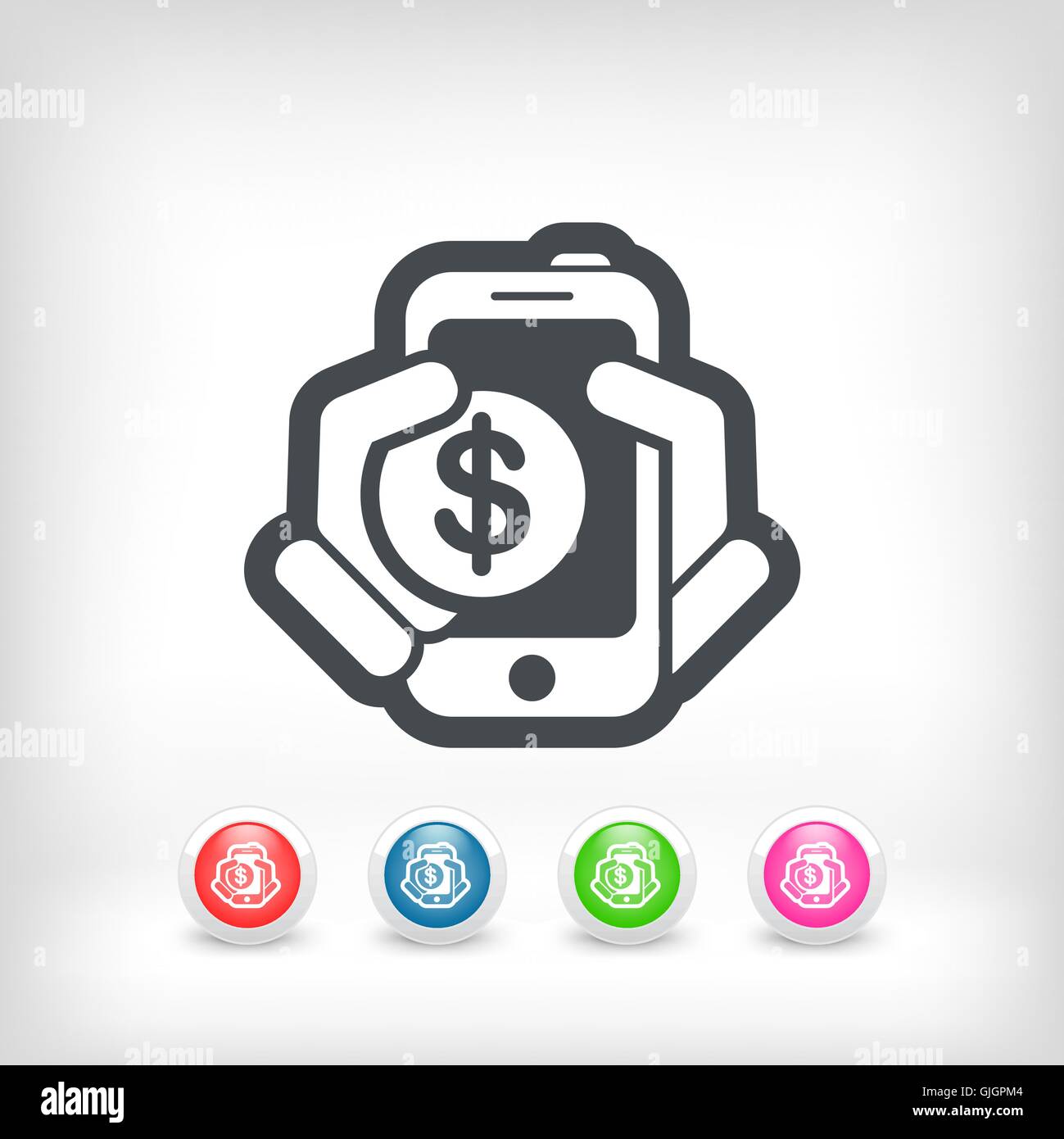 Phone cost icon Stock Vector Image & Art - Alamy