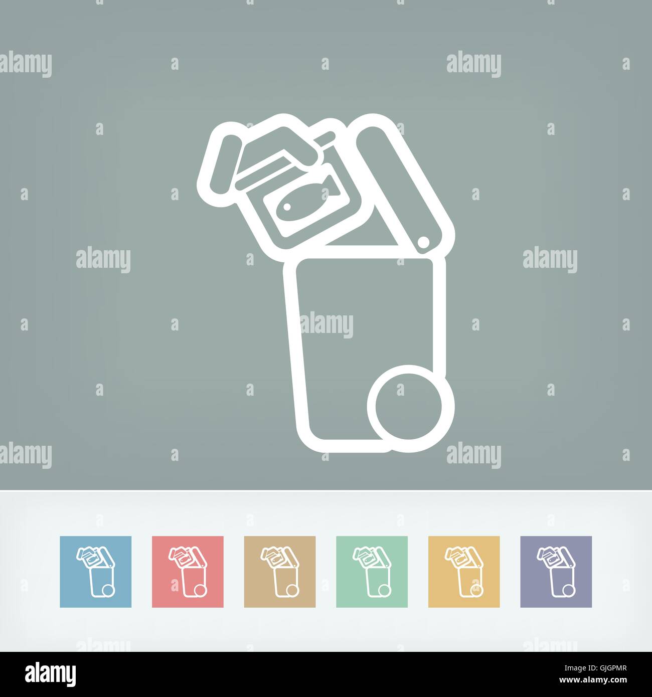 Fish containers Stock Vector Images - Alamy