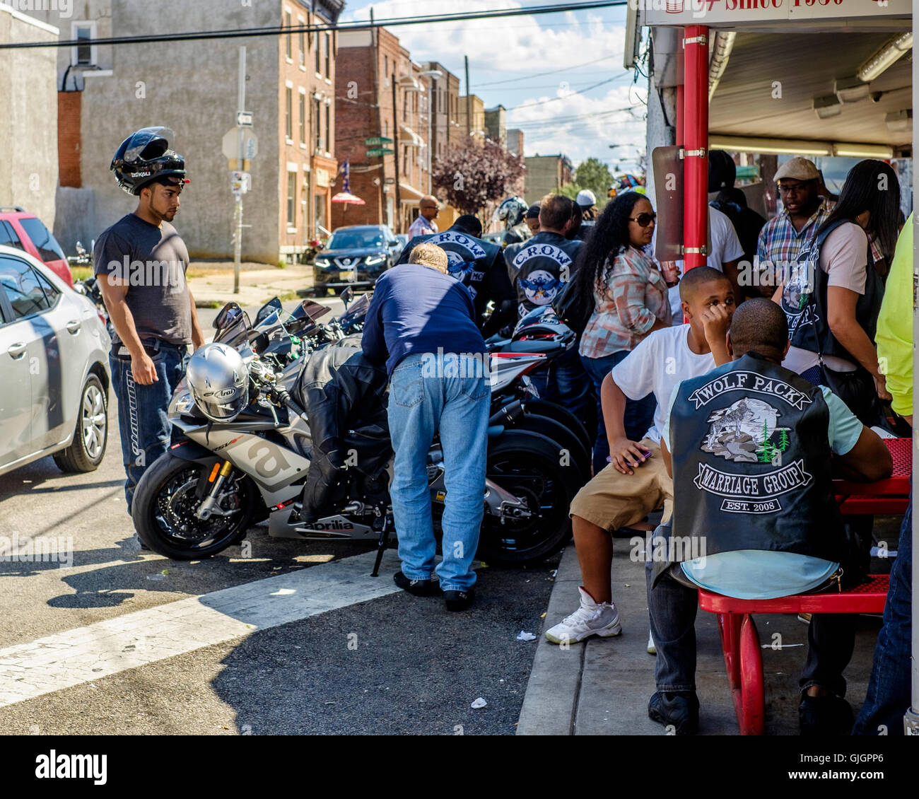 Biker gang usa hi-res stock photography and images - Alamy