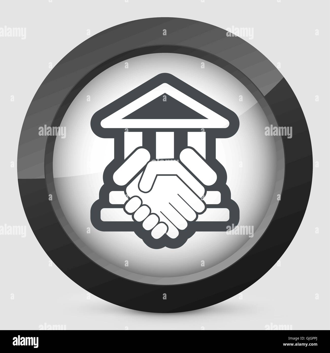 Courthouse agreement icon Stock Vector Image & Art - Alamy