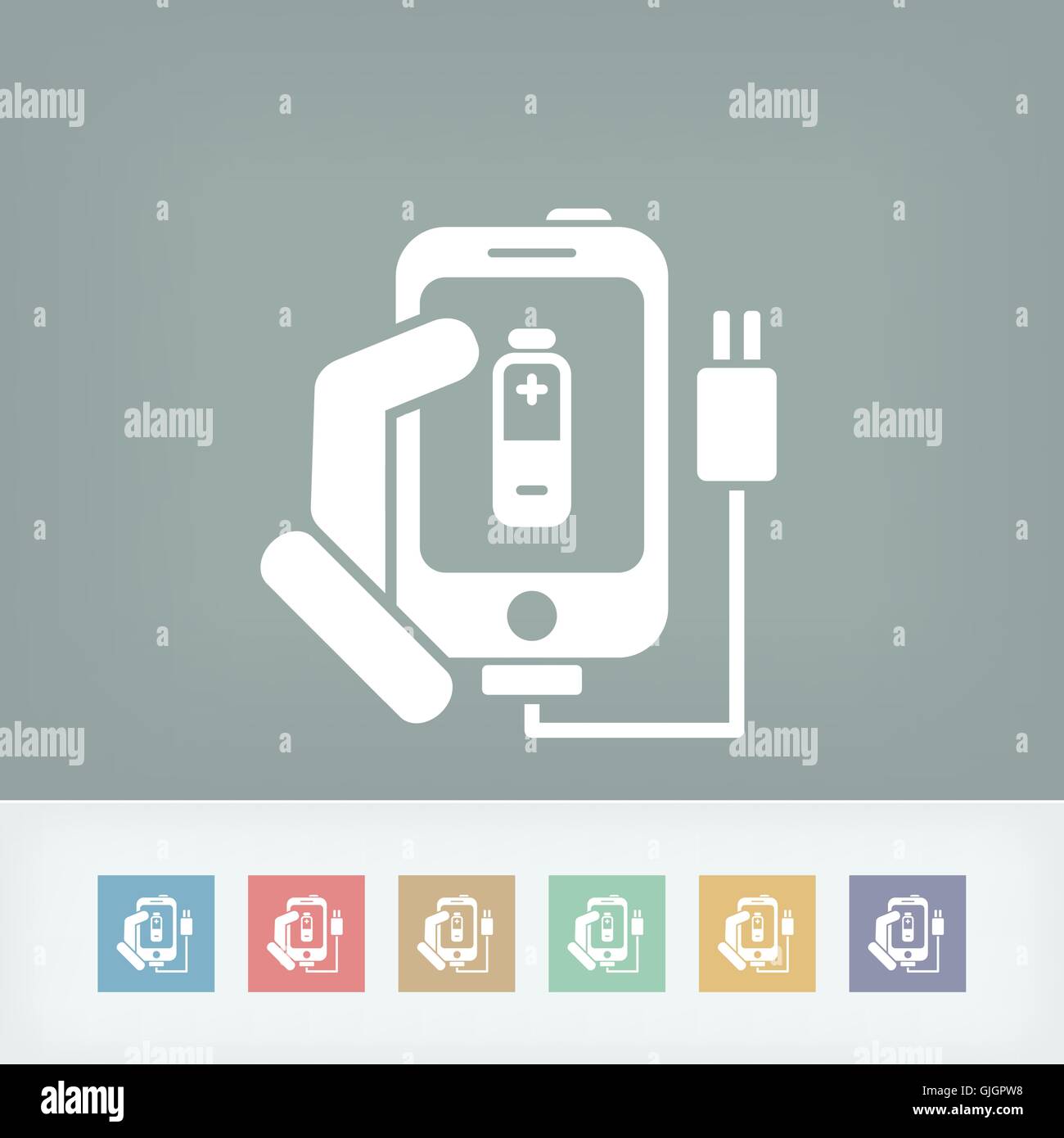 Phone charge icon Stock Vector Image & Art - Alamy