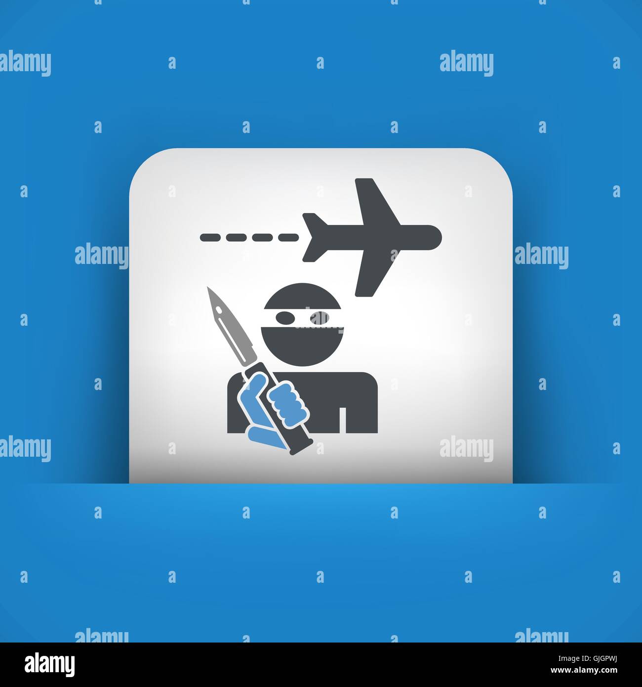 Hijacking plane Stock Vector Images - Alamy