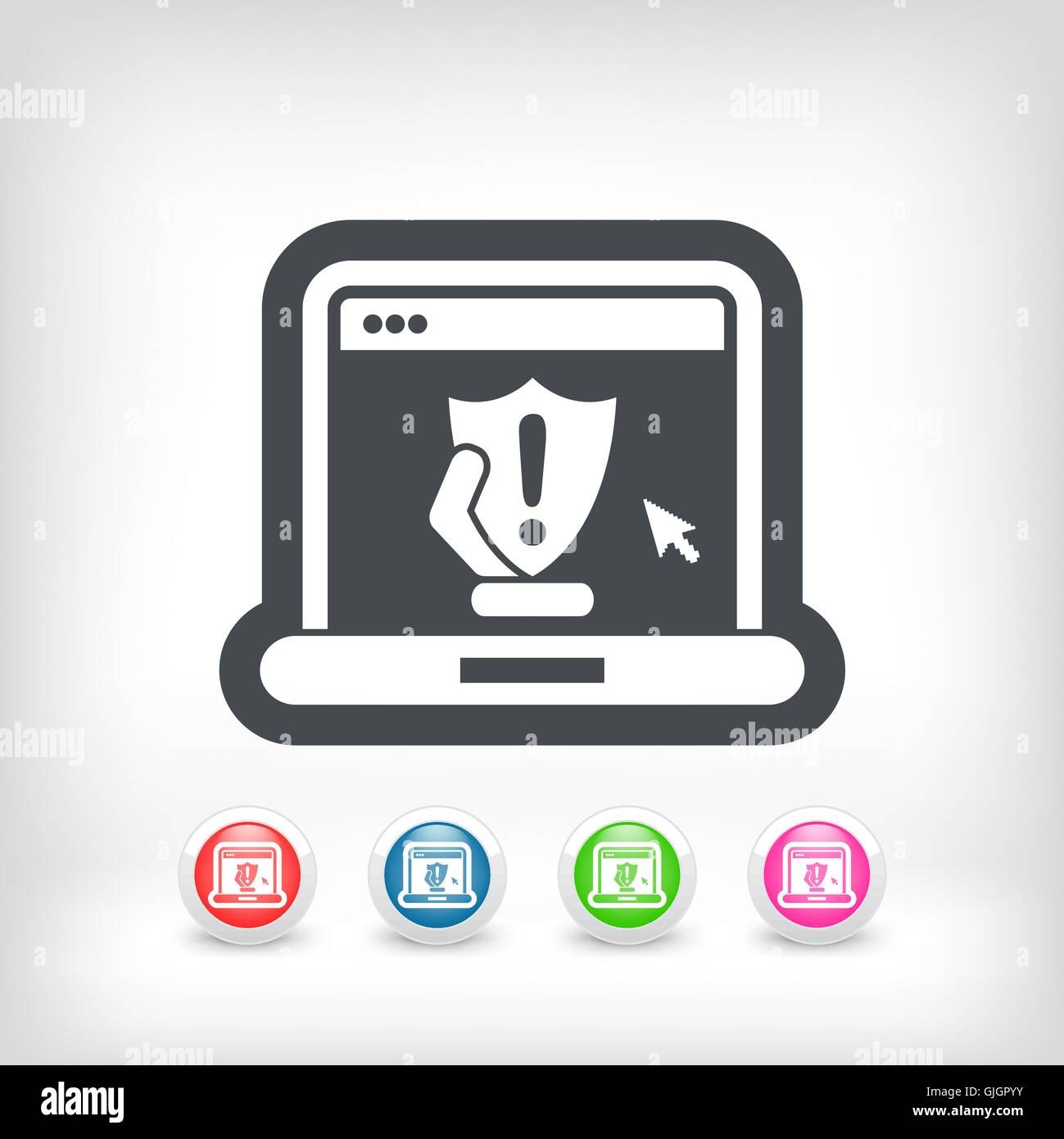 Laptop approved Stock Vector Images - Alamy