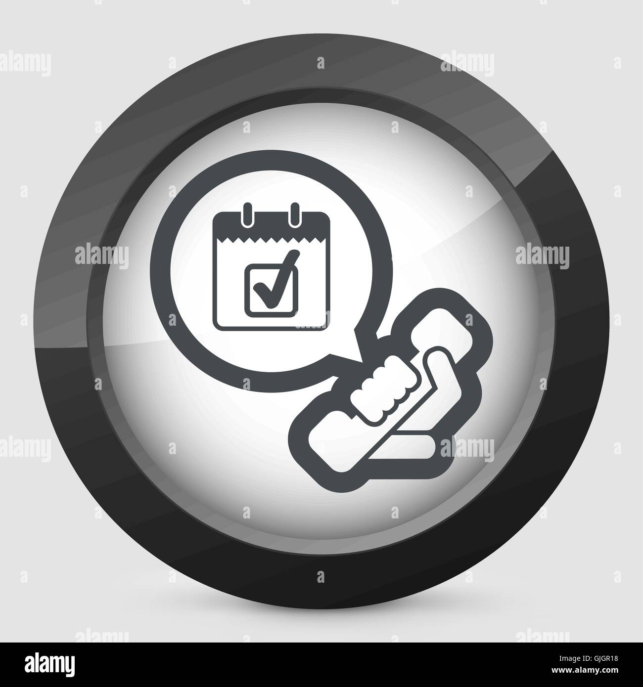 Phone call to agree date Stock Vector Image & Art - Alamy