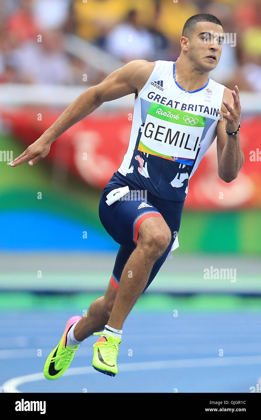 Great Britain's Adam Gemili competes in his first round heat of the ...