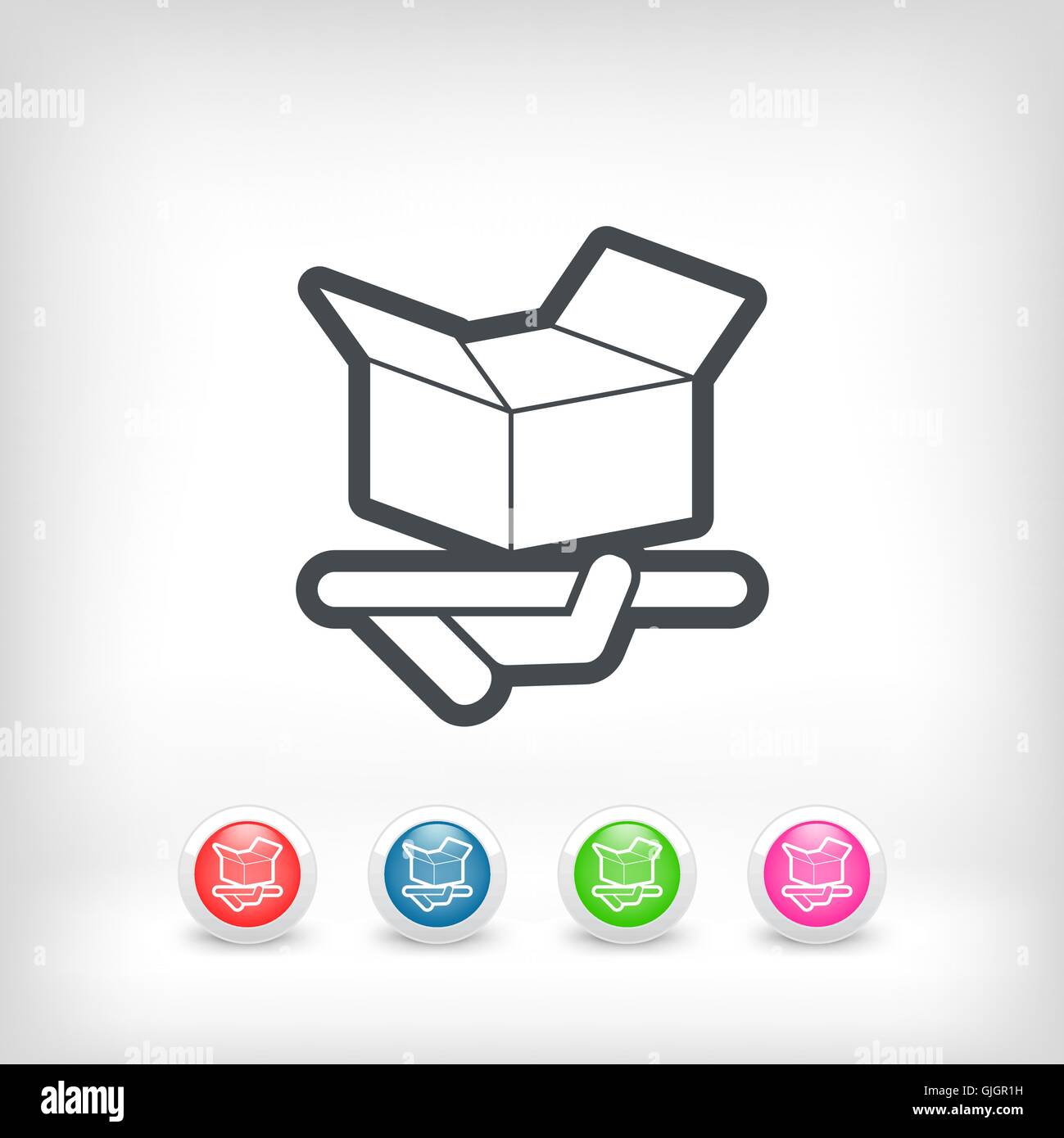 Packaging icon hi-res stock photography and images - Alamy