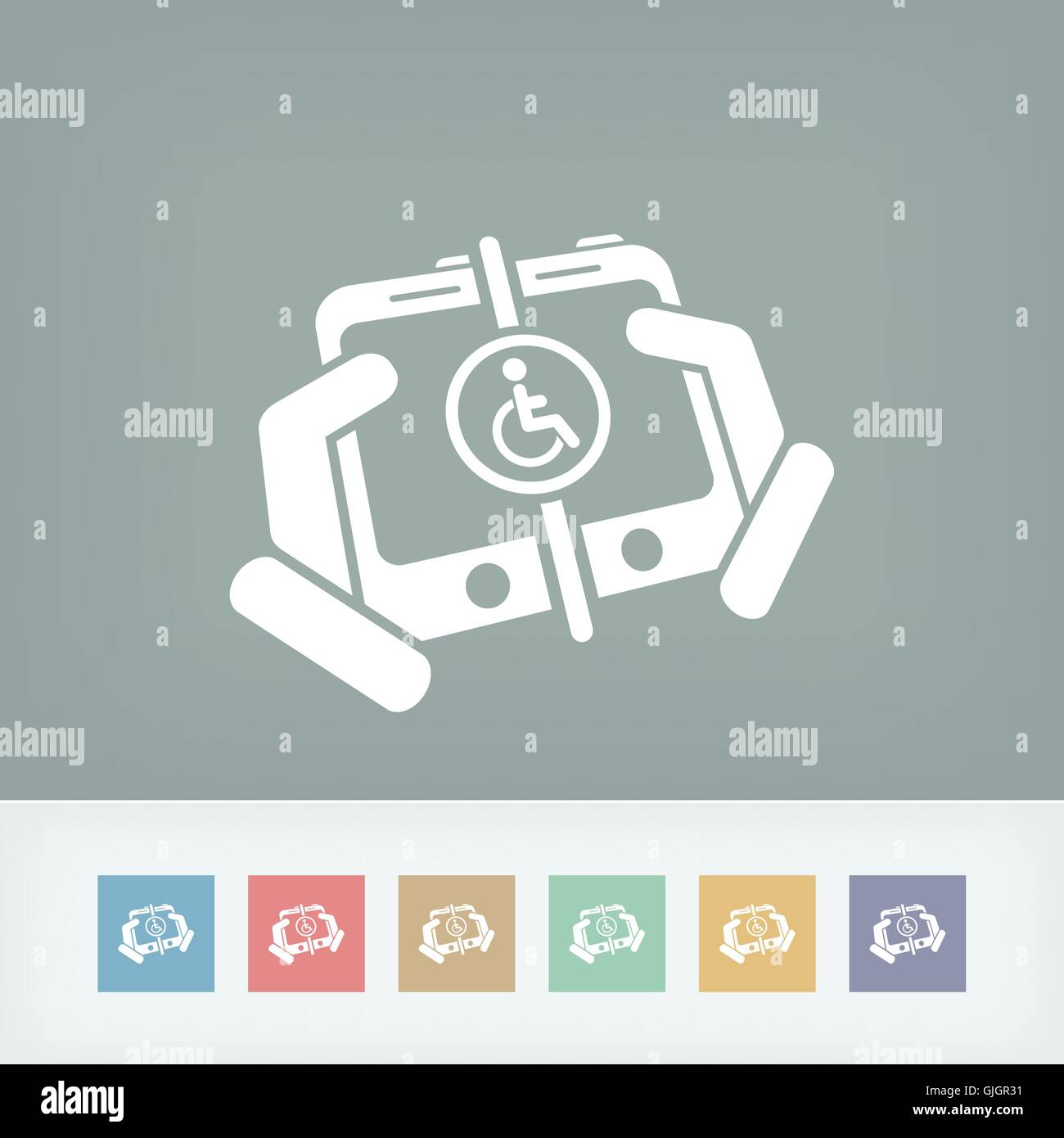 Disabled people connection Stock Vector Image & Art - Alamy