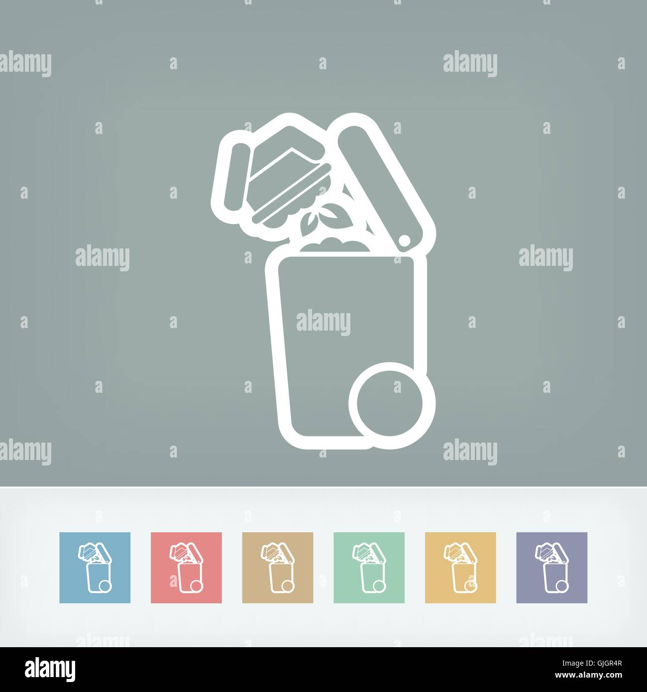 Separate waste collection icon Stock Vector Image & Art - Alamy