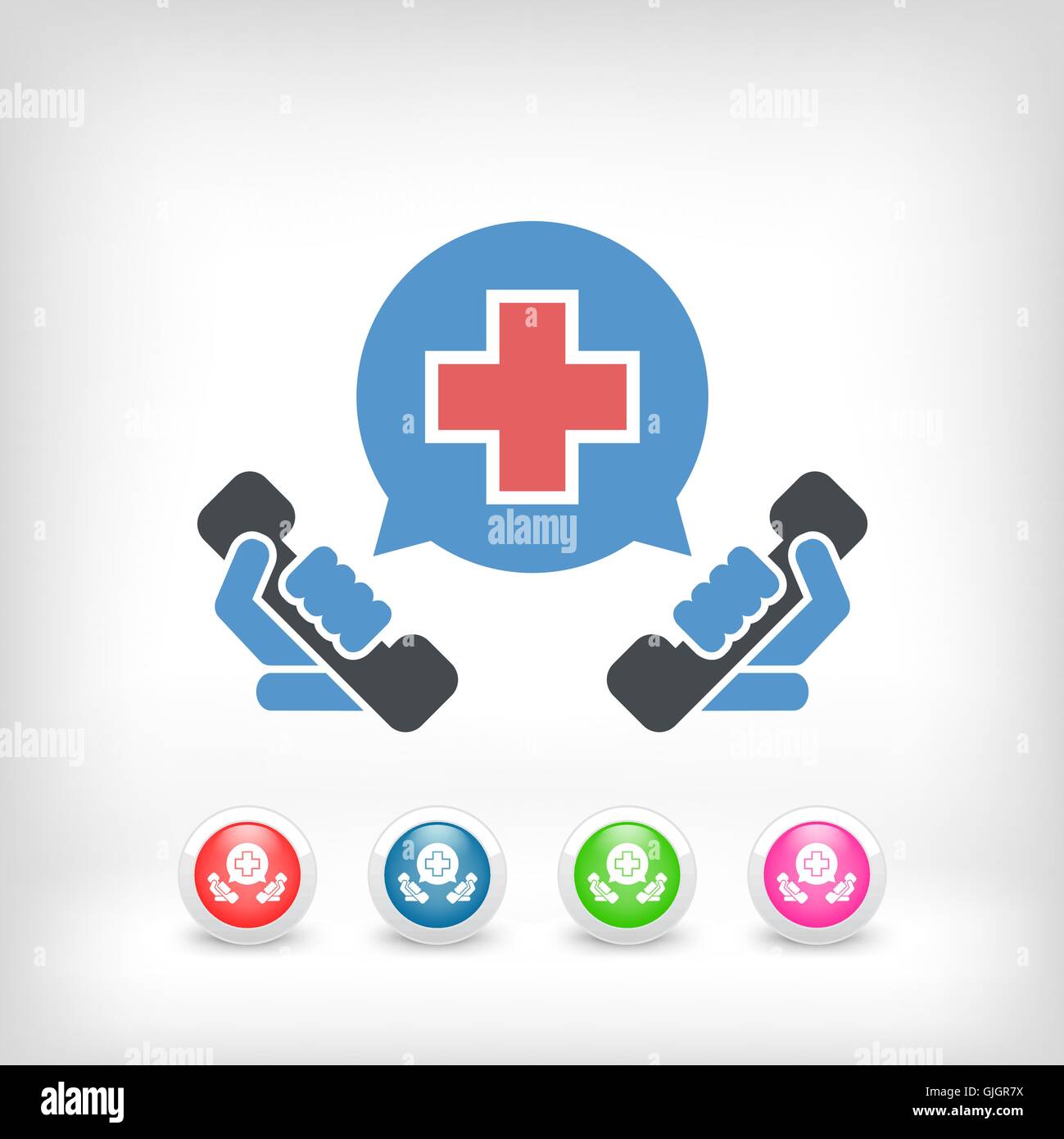 Emergency call contact Stock Vector Image & Art - Alamy