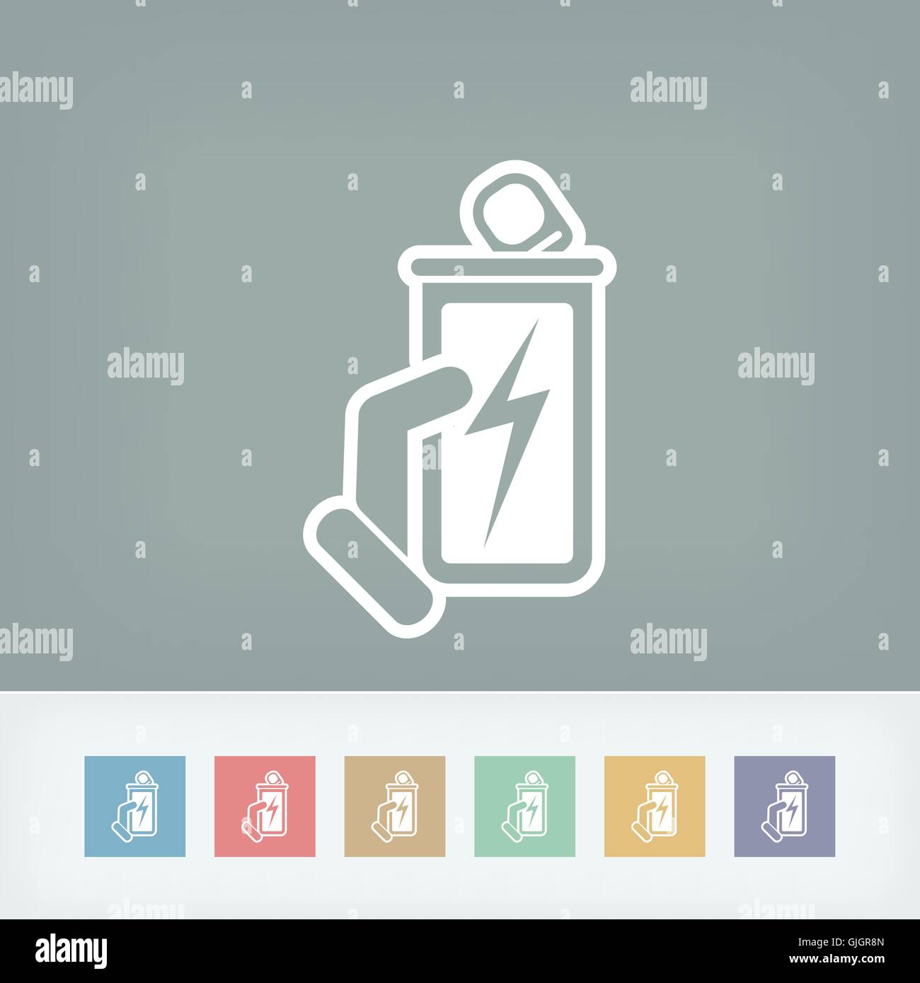 Energy drink aluminum can Stock Vector Images - Alamy