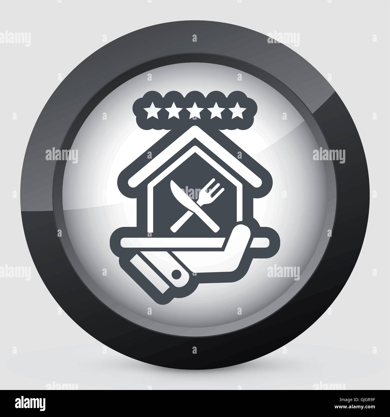 Restaurant icon. Top rating Stock Vector Image & Art - Alamy