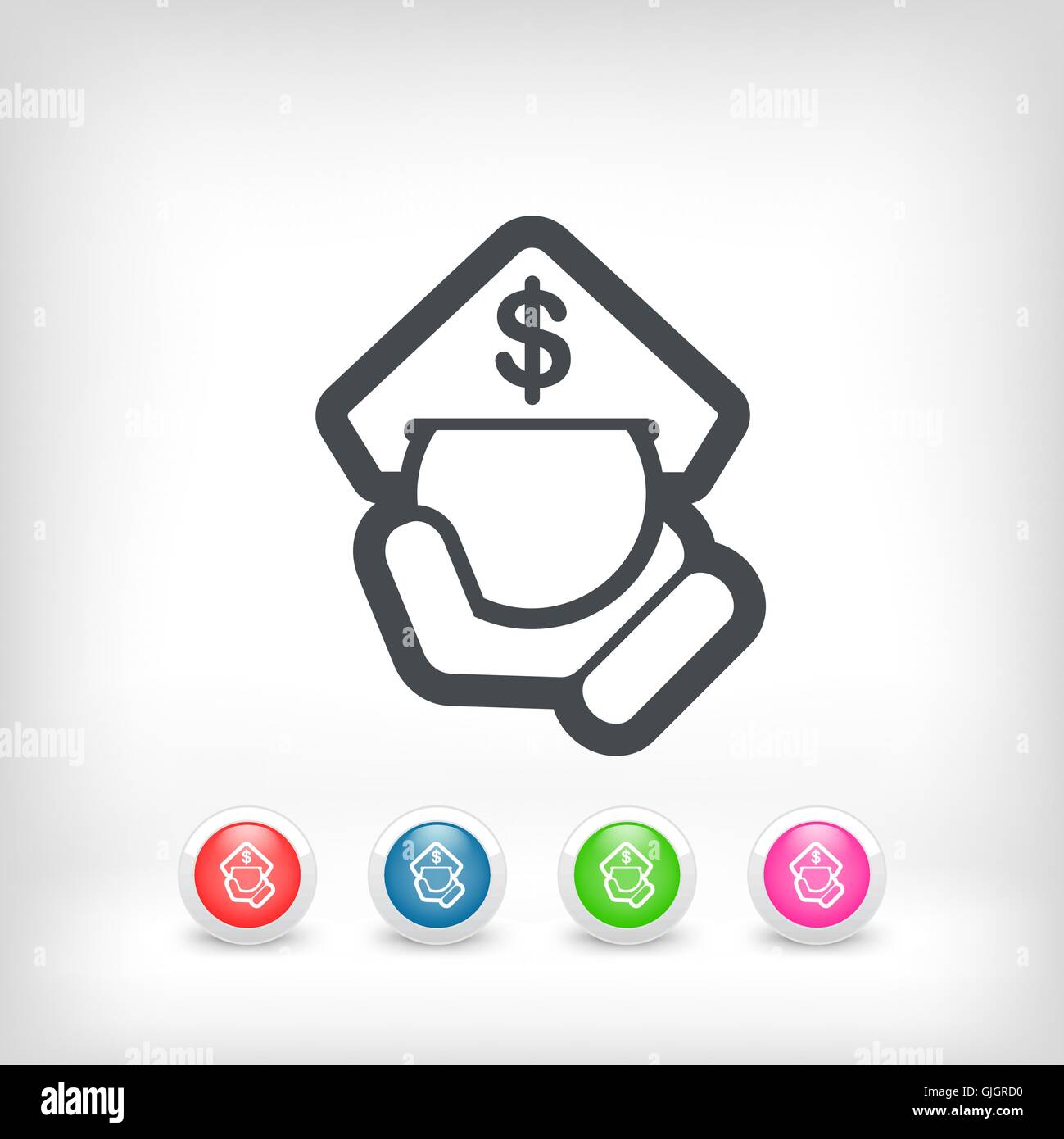 Business coin icon Stock Vector Image & Art - Alamy