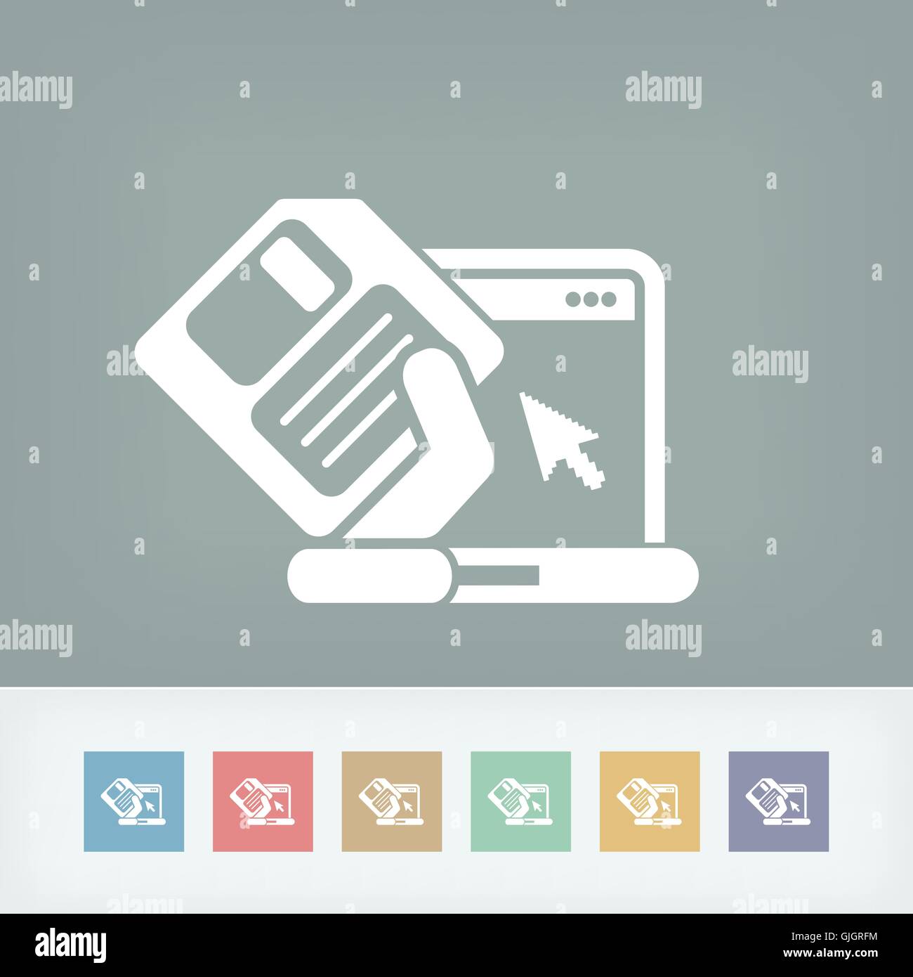 Saving data icon Stock Vector Image & Art - Alamy