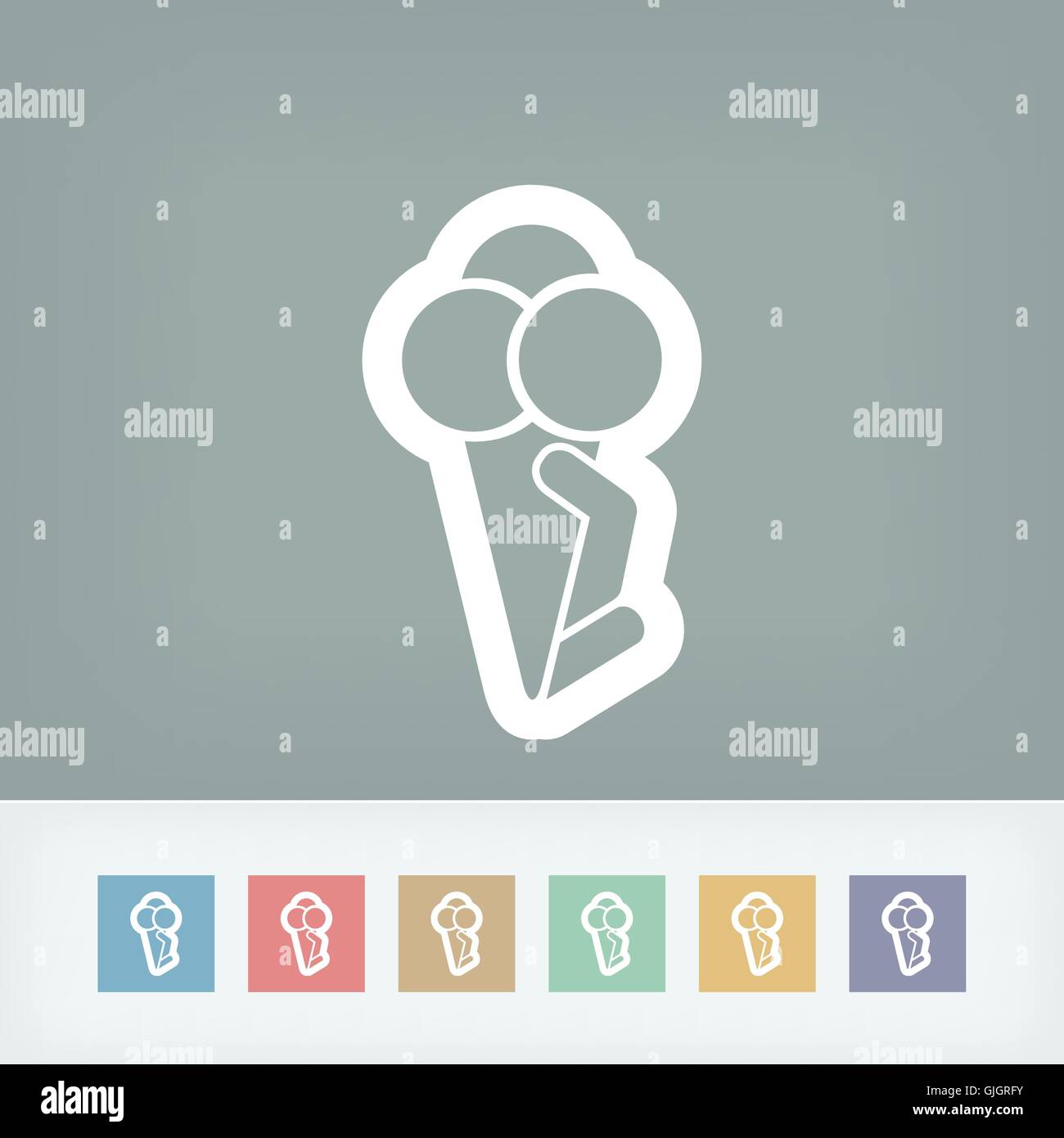 Ice cream icon Stock Vector Image & Art - Alamy