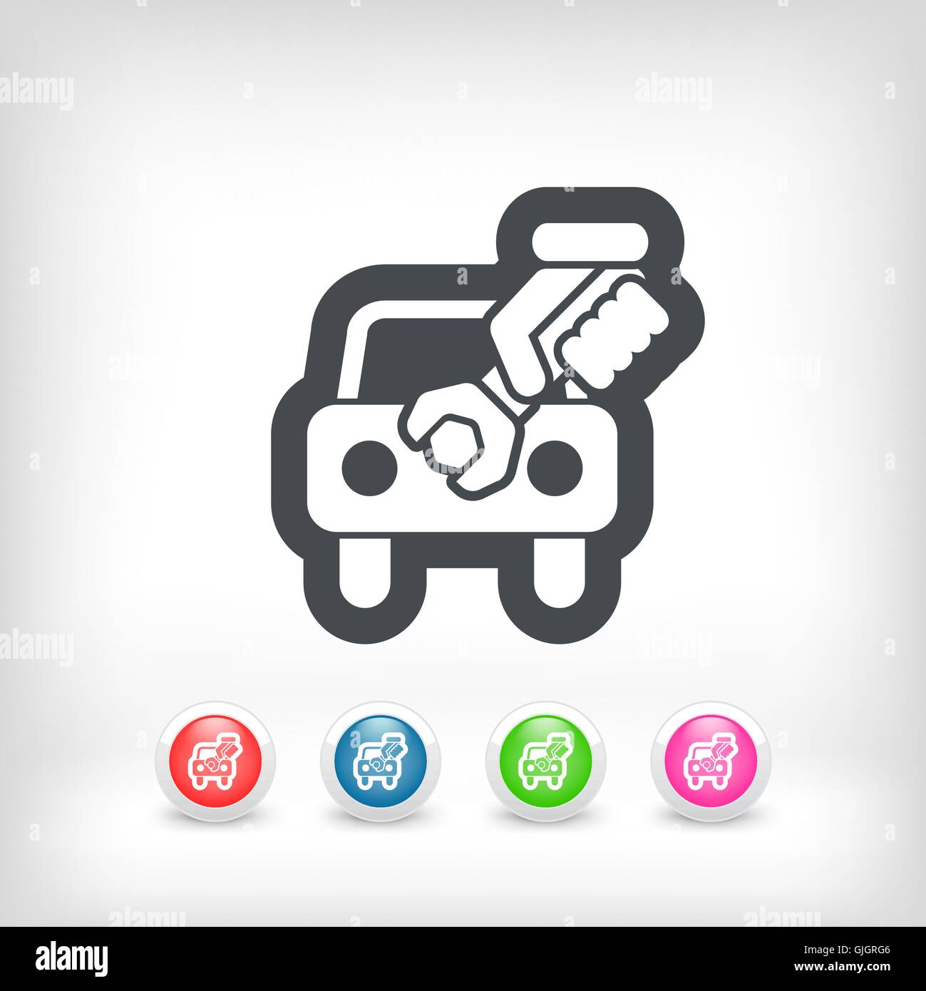 Car assistance icon Stock Vector Image & Art - Alamy