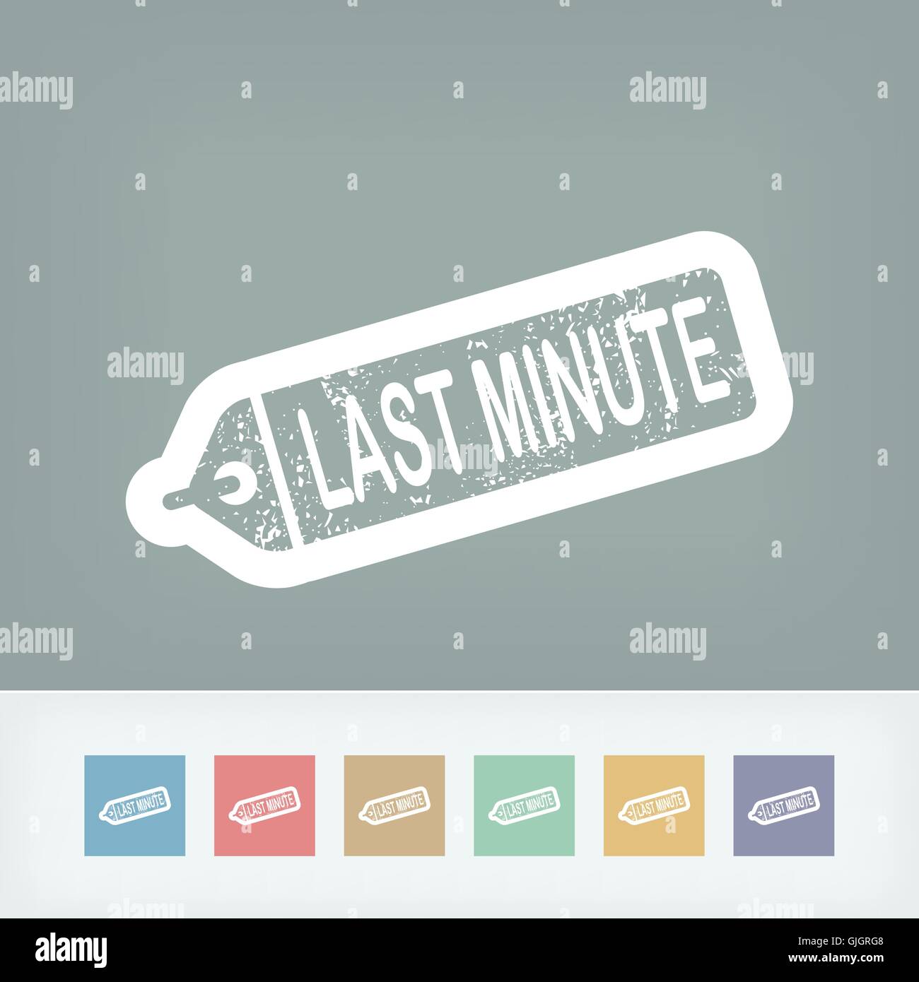 Last minute label Stock Vector Image & Art - Alamy