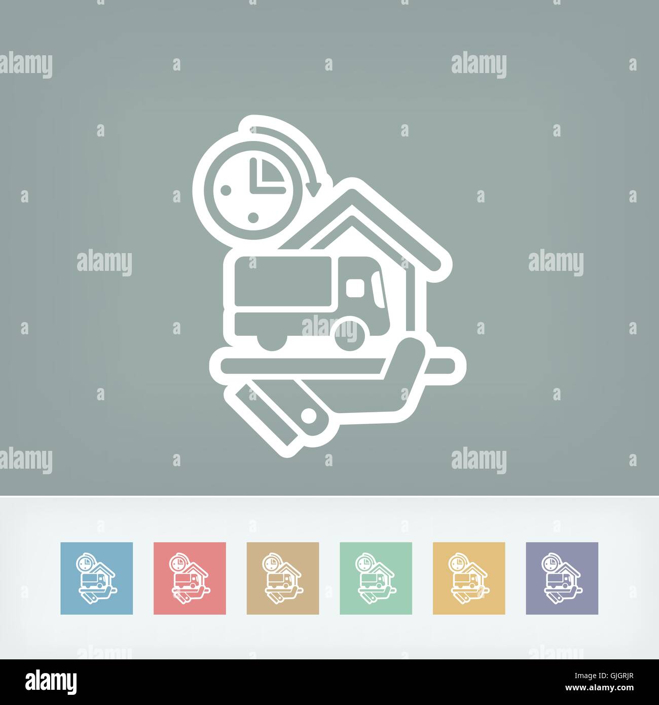 Slow delivery Stock Vector Images - Alamy