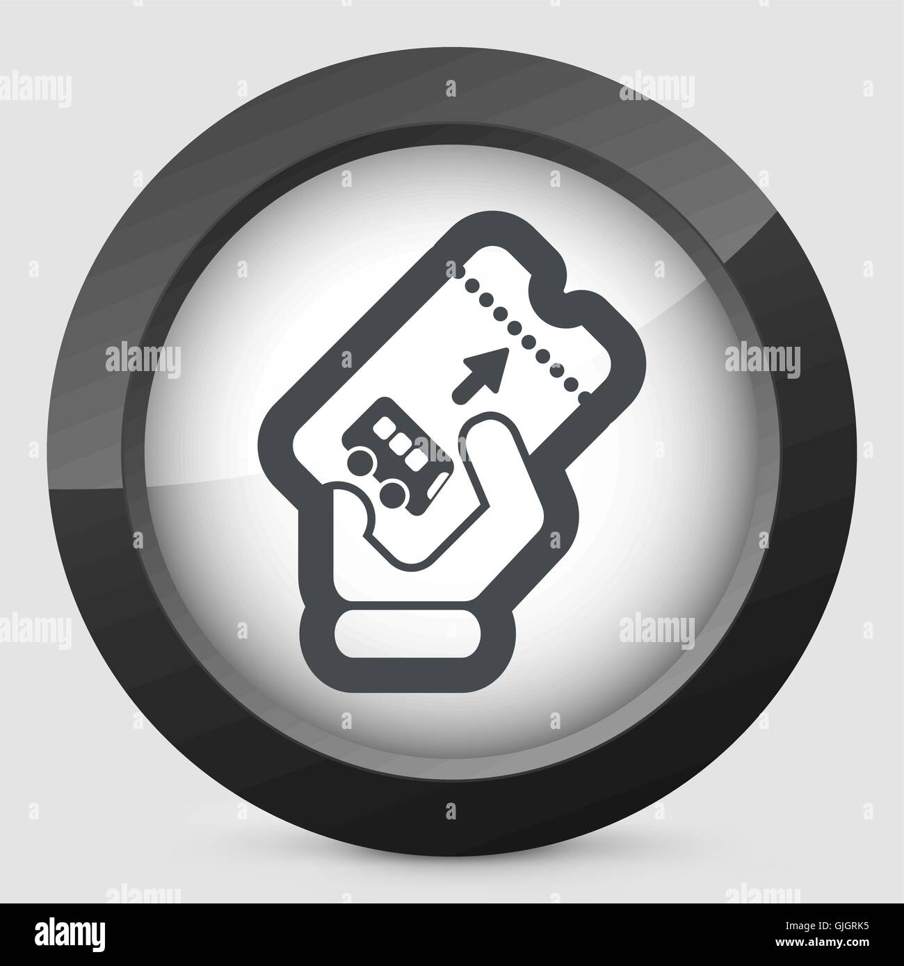 Bus ticket icon Stock Vector Image & Art - Alamy