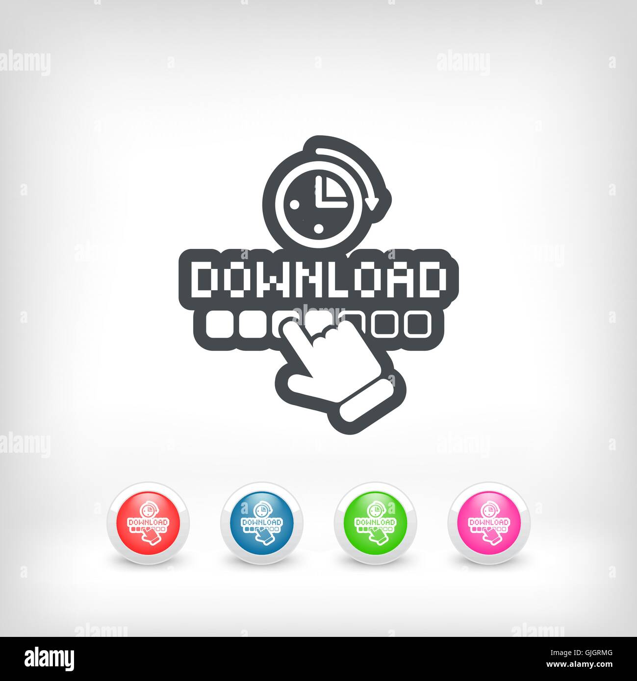 Timer download Stock Vector Images - Alamy