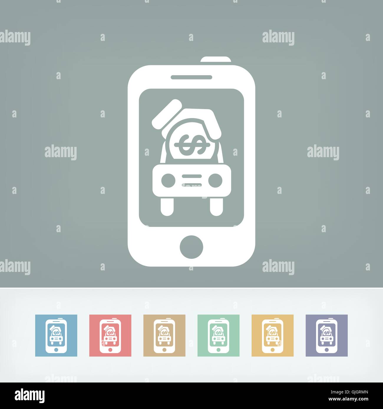 Automotive mobile icon Stock Vector Image & Art - Alamy