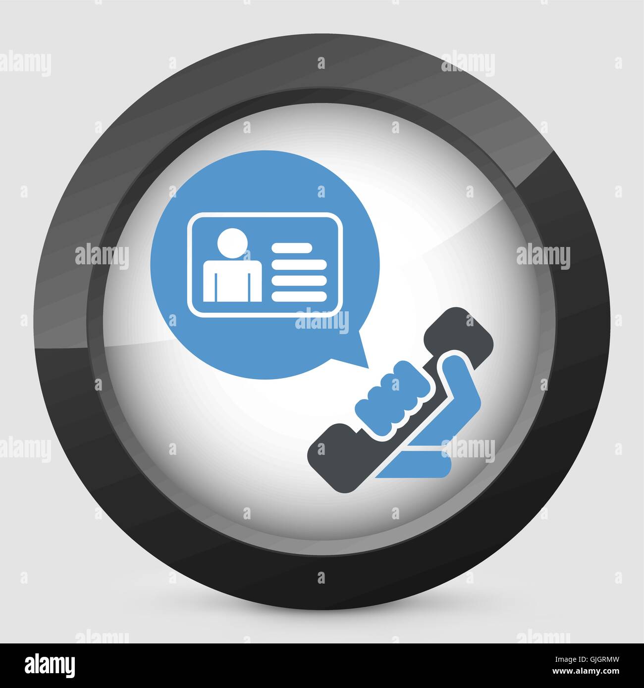 Contact us icon Stock Vector Image & Art - Alamy