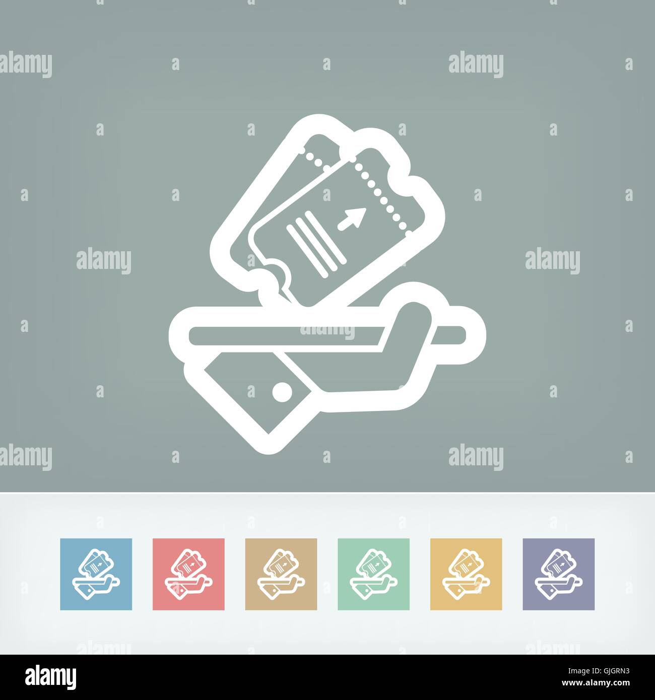 Airplane ticket symbol hi-res stock photography and images - Alamy