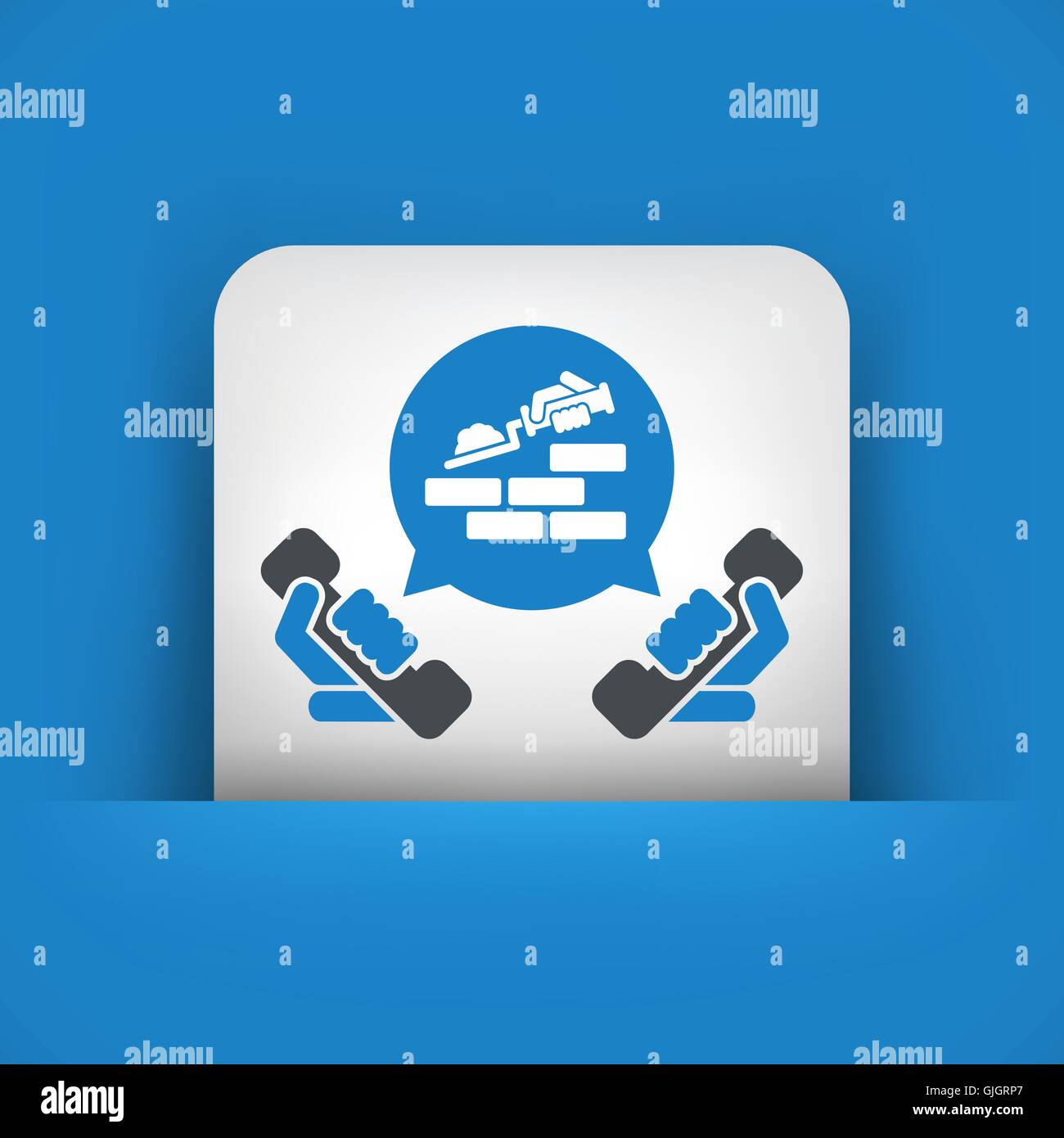 Building company contact icon Stock Vector Image & Art - Alamy