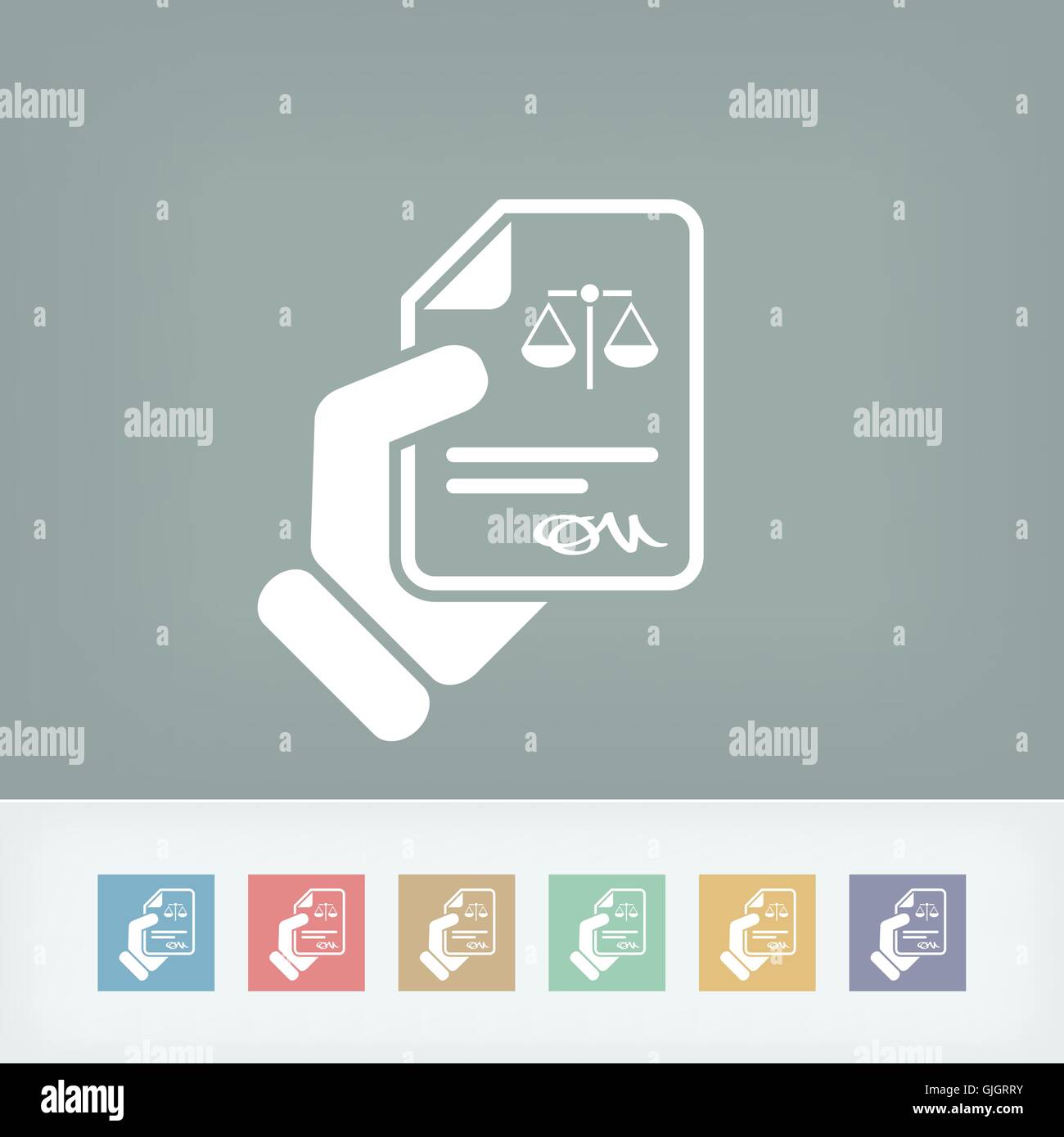 Lawyer document court Stock Vector Images - Alamy