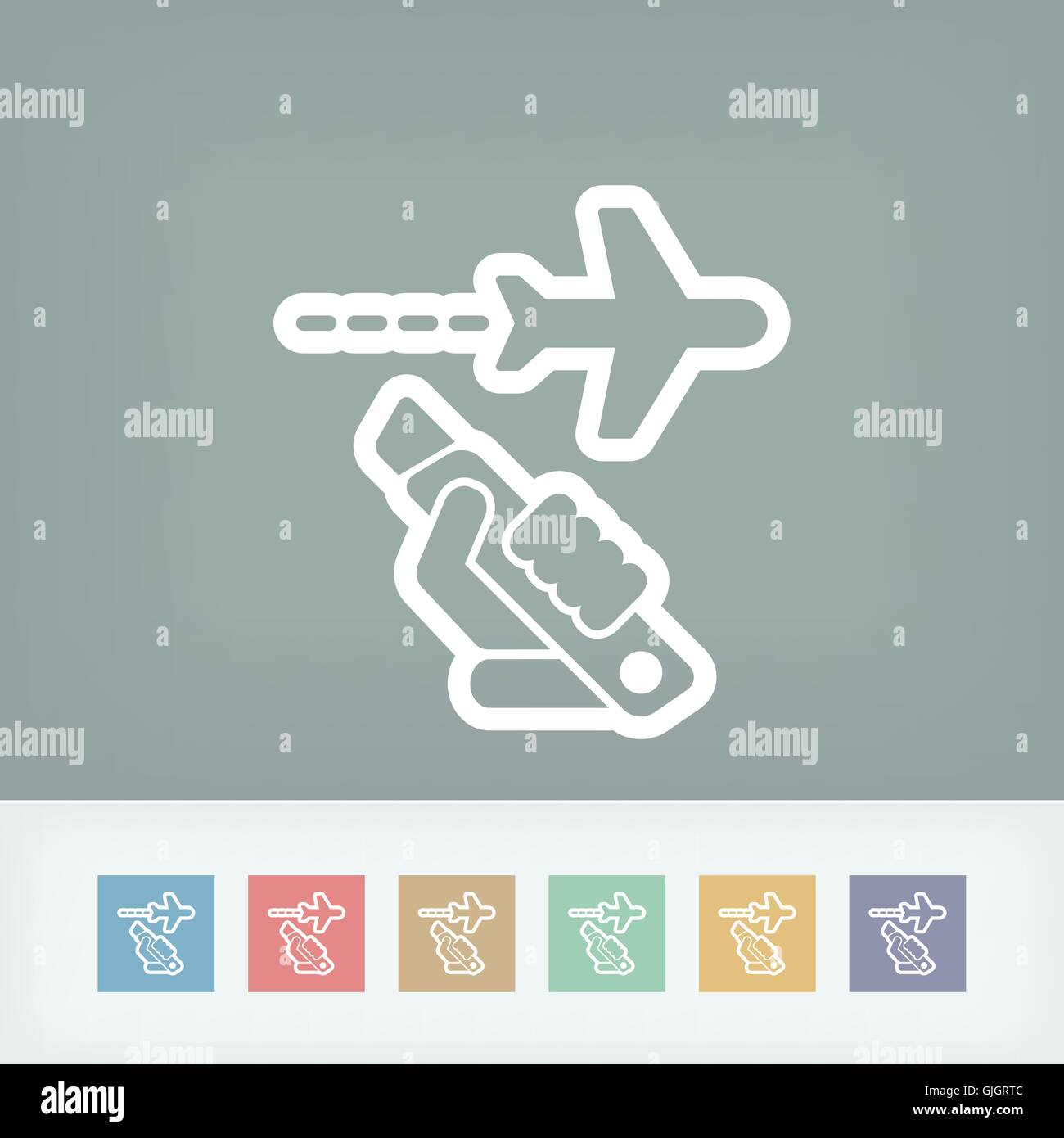 Airplane hijacking Stock Vector Images - Alamy