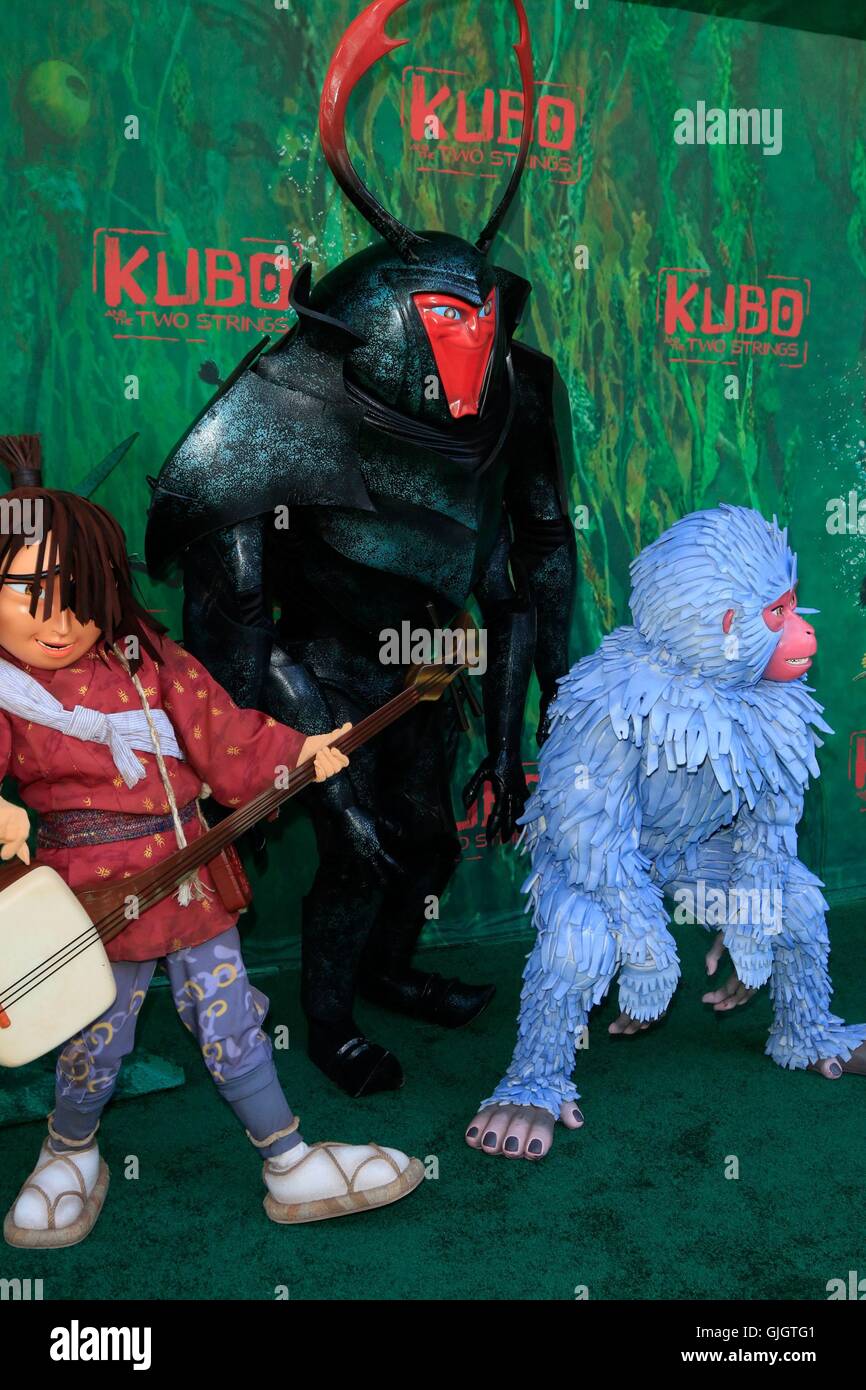 Los Angeles, CA, USA. 15th Aug, 2016. Kubo, Atmosphere at arrivals for ...