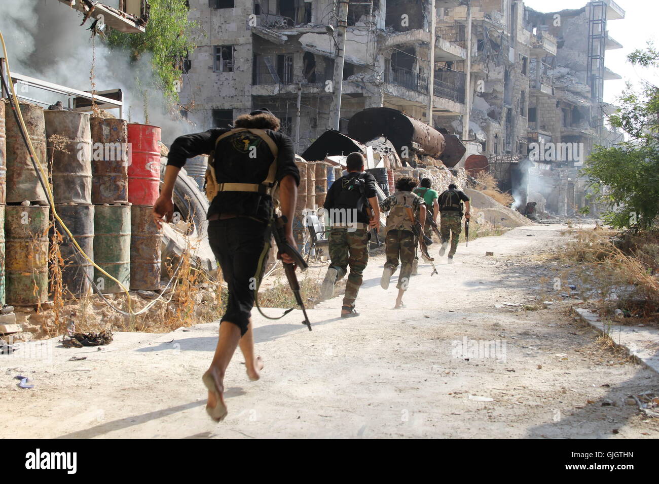 Aleppo Syria 16th Aug 2016 Stock Photos & Aleppo Syria 16th Aug 2016 ...