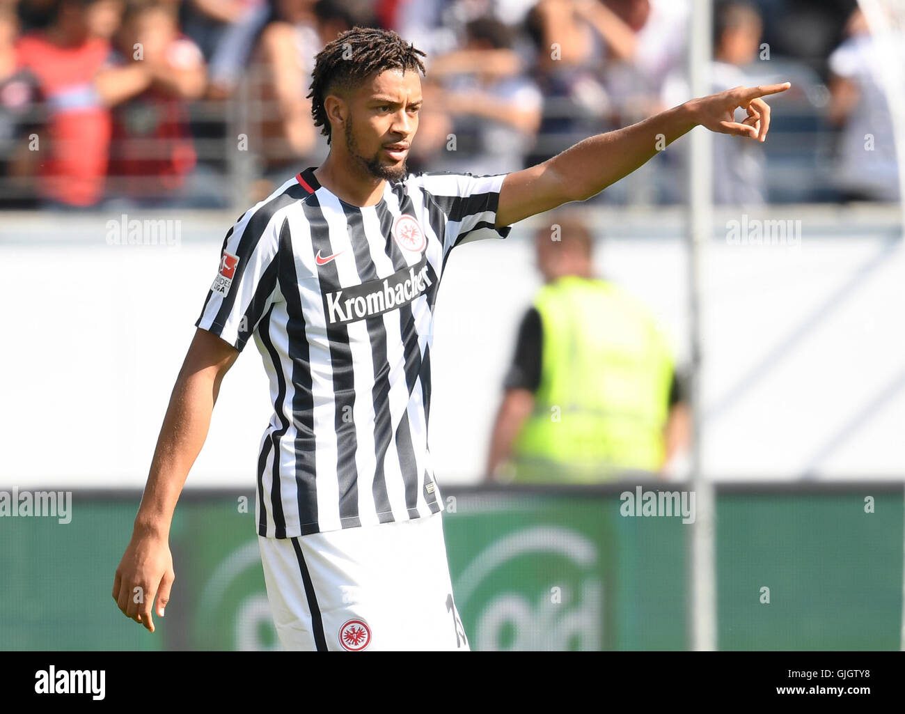 Frankfurt's Michael Hector in action during the soccer test match ...