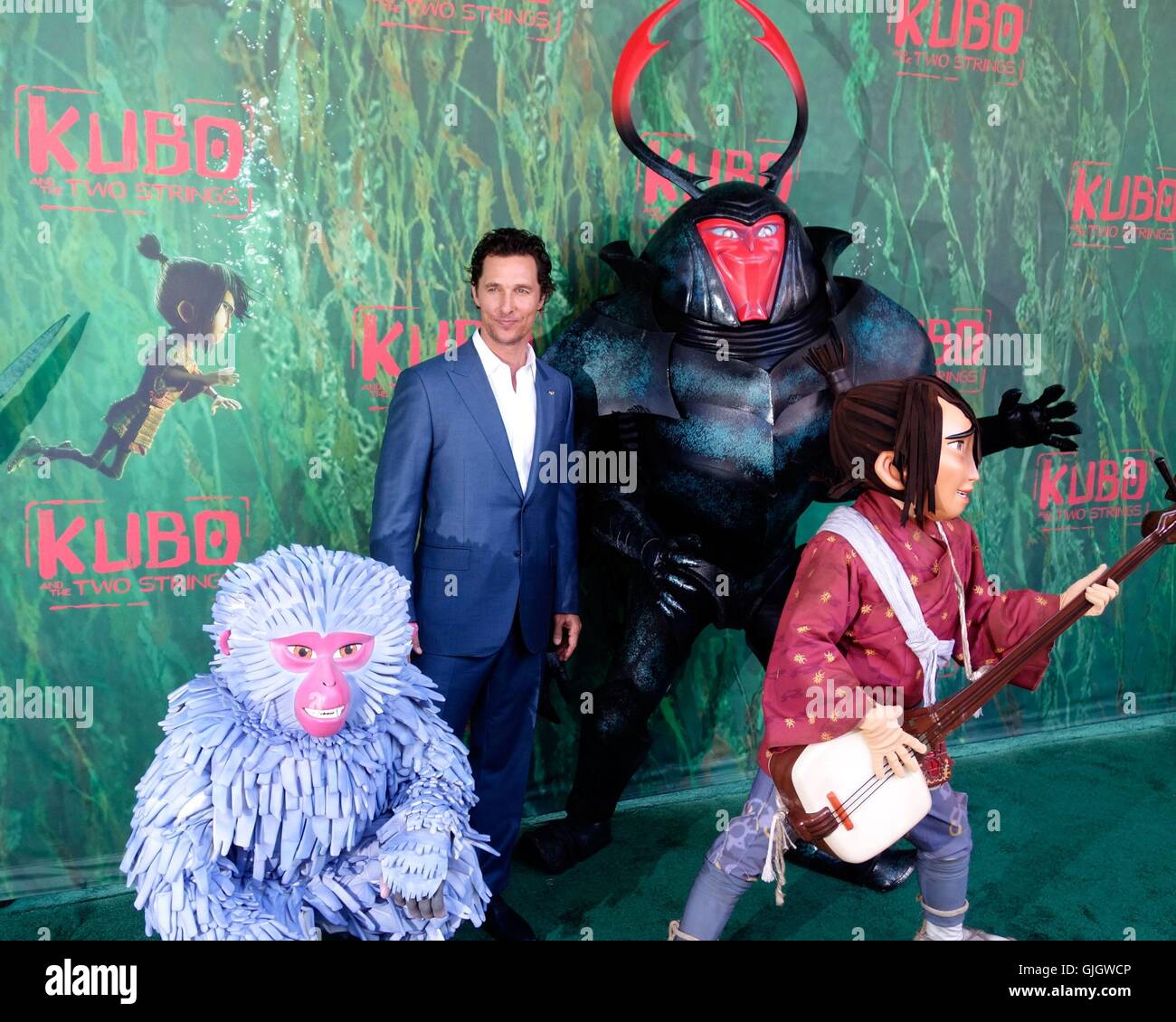 Matthew McConaughey, characters at arrivals for KUBO AND THE TWO ...