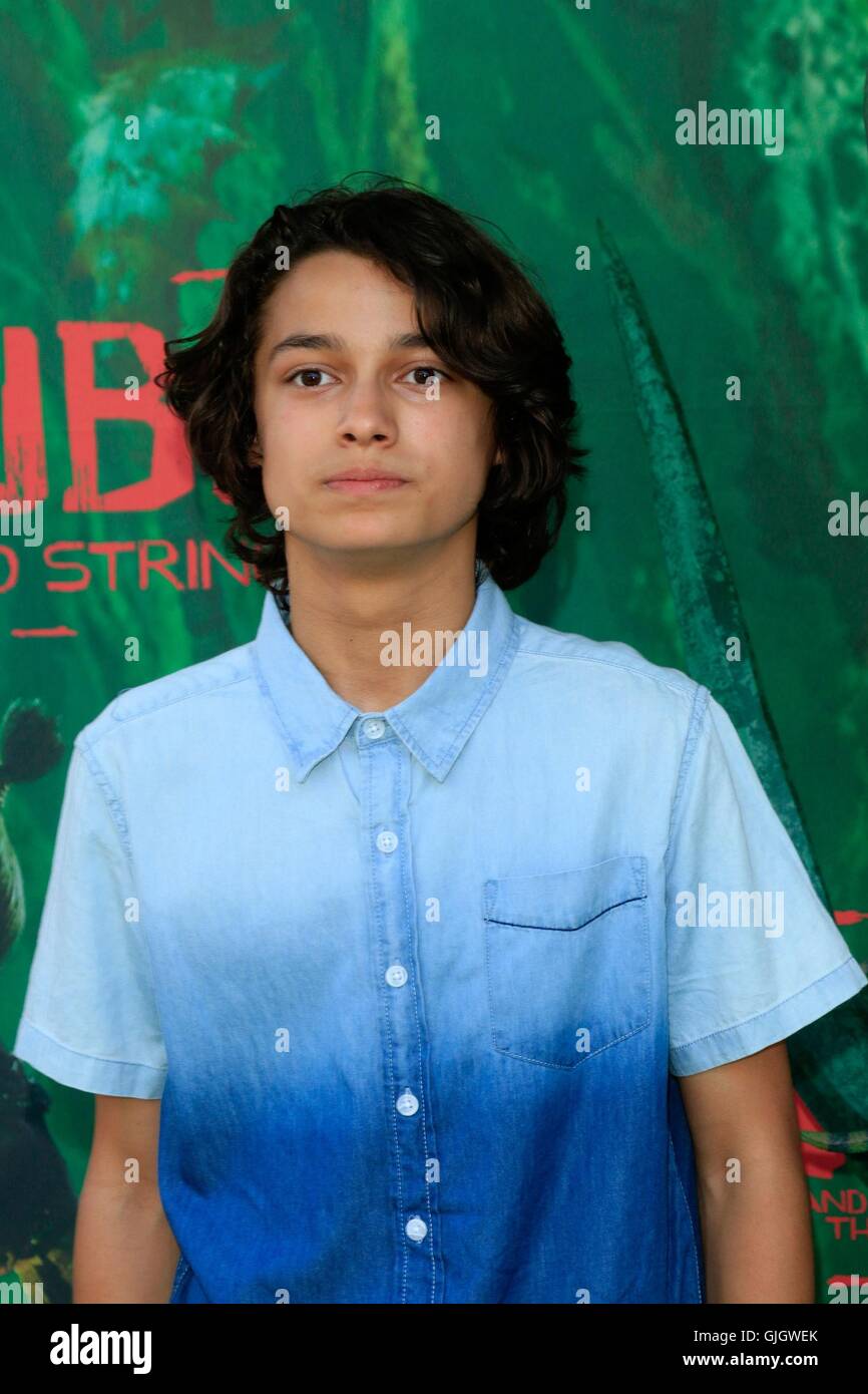 Rio Mangini at arrivals for KUBO AND THE TWO STRINGS Premiere, AMC ...