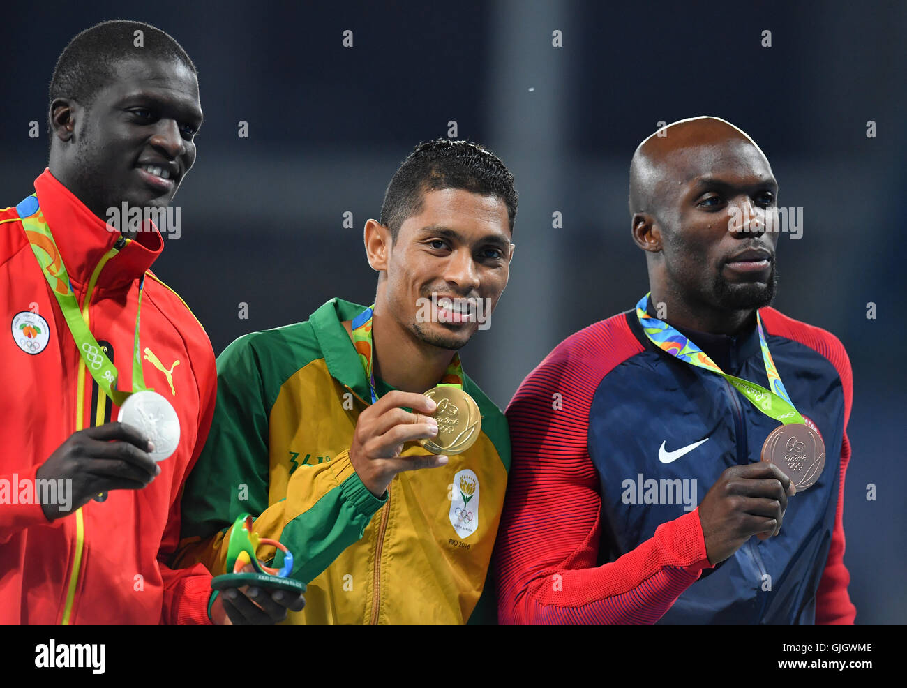 Olympic medal ceremony 2016 hi-res stock photography and images - Alamy